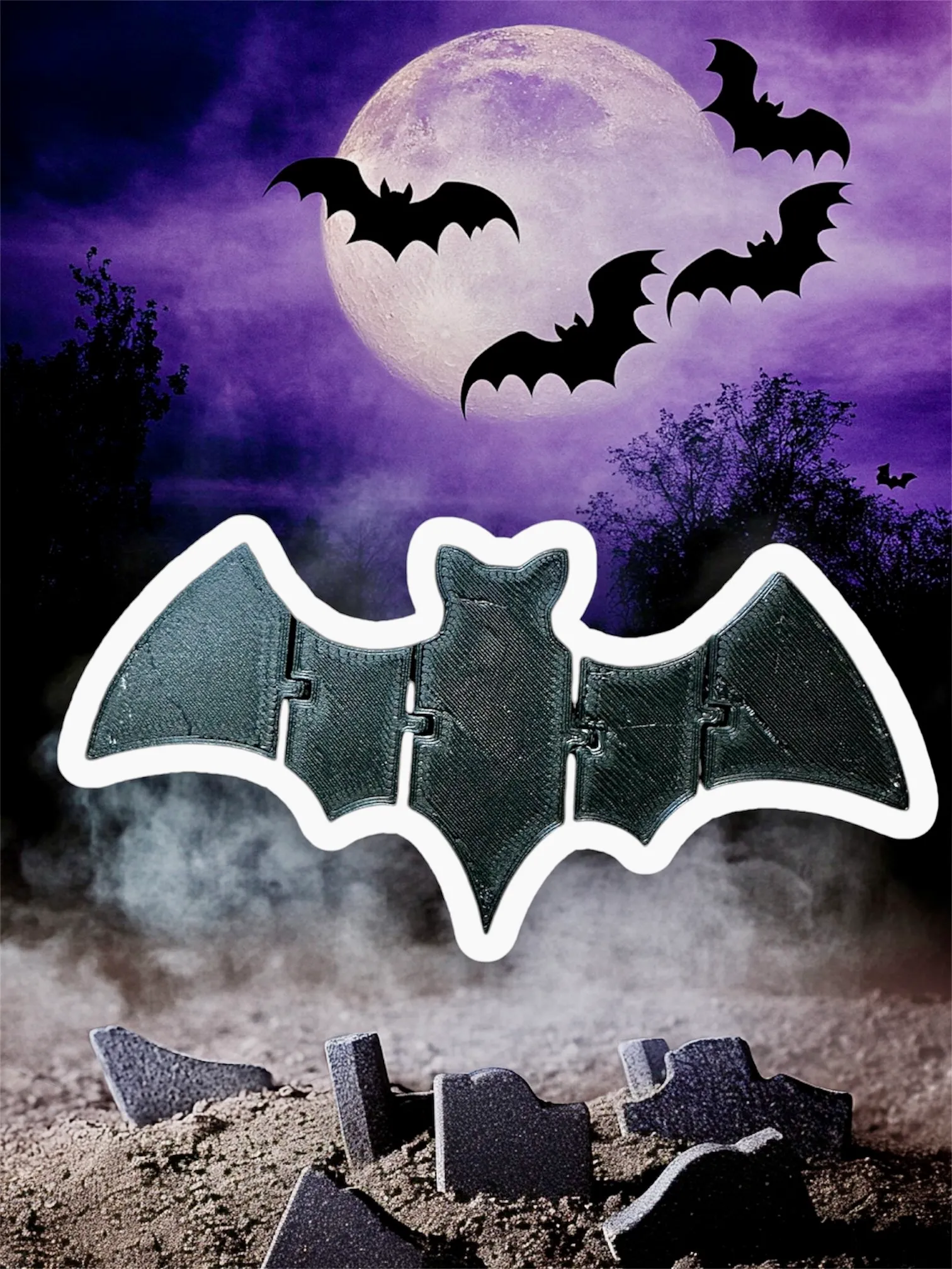 3D Printer Files | 3MF File | Flexi Bat | Creality Cloud