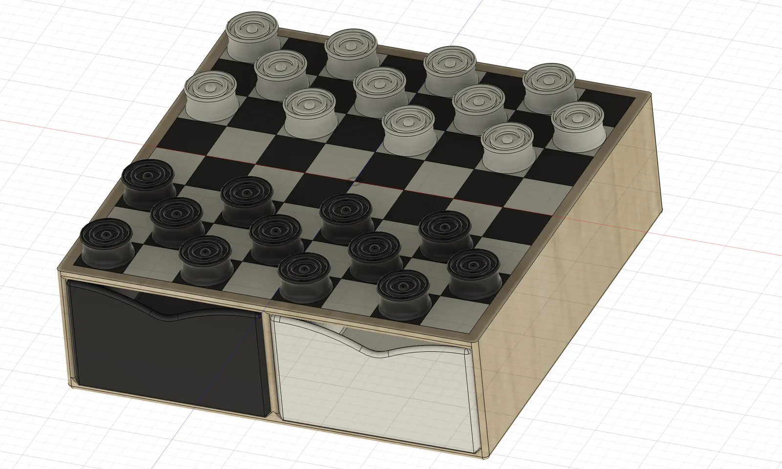 3D Printer Files | 3MF File | checkers game | Creality Cloud