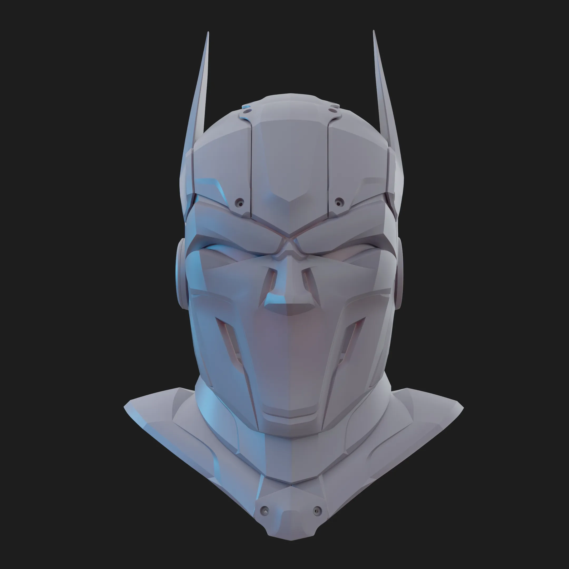 3D Printer Files | 3MF File | Batman Beyond Helmet Cosplay | Creality Cloud