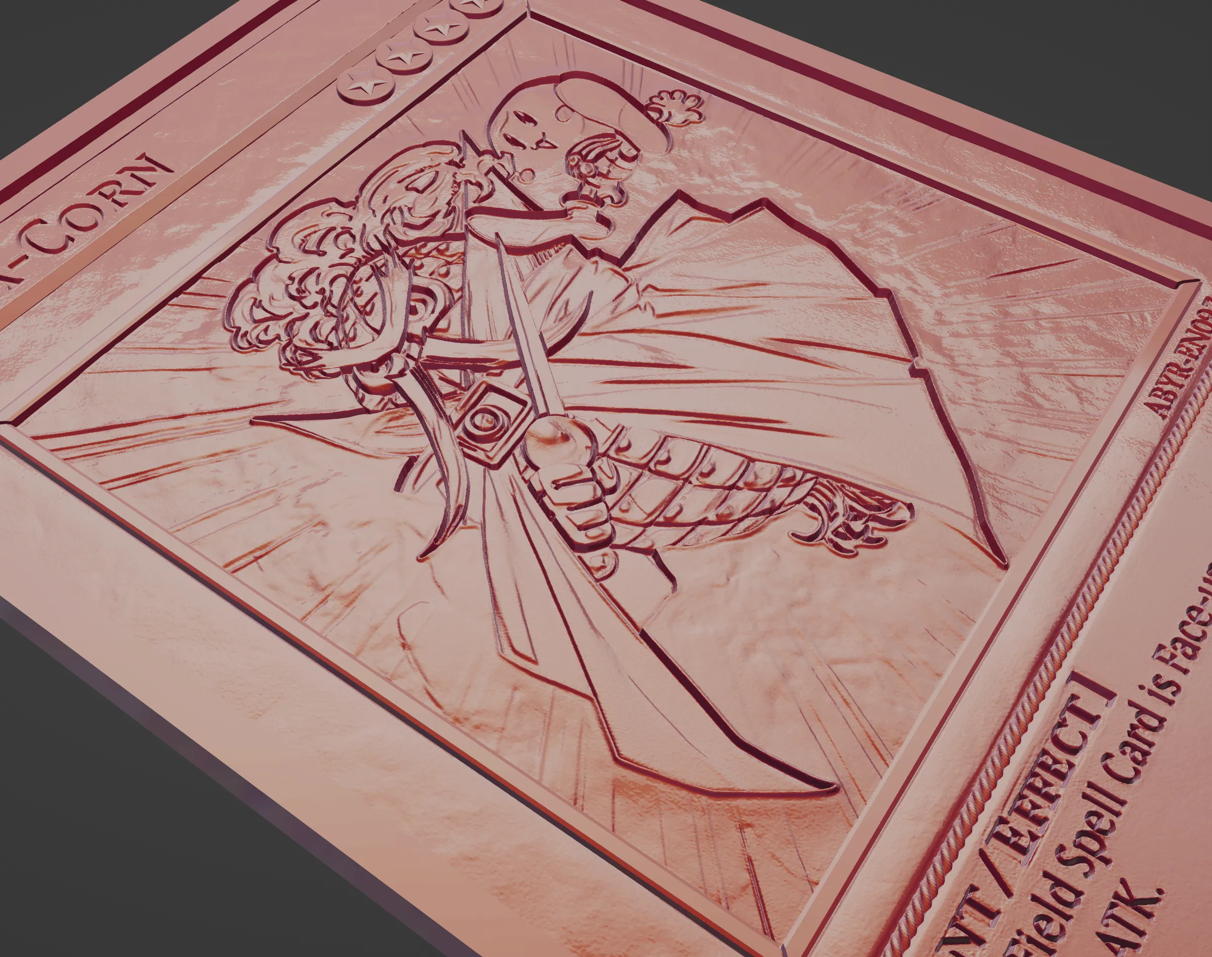 Free Other STL Download - Papa-Corn - yu-gi-oh!by Wsonuchiha3D