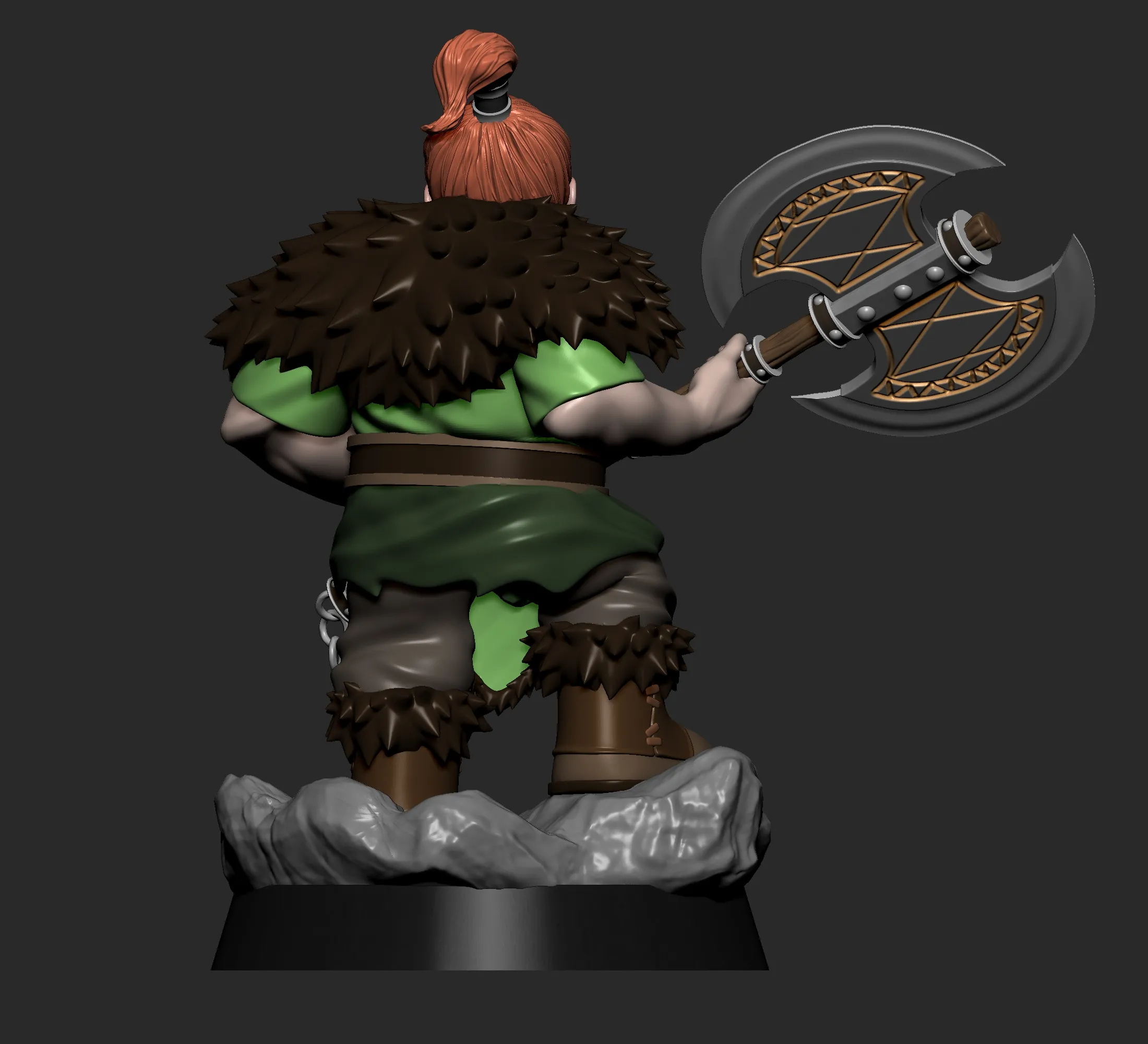 Dwarf RPG Miniature | 3D models download | Creality Cloud