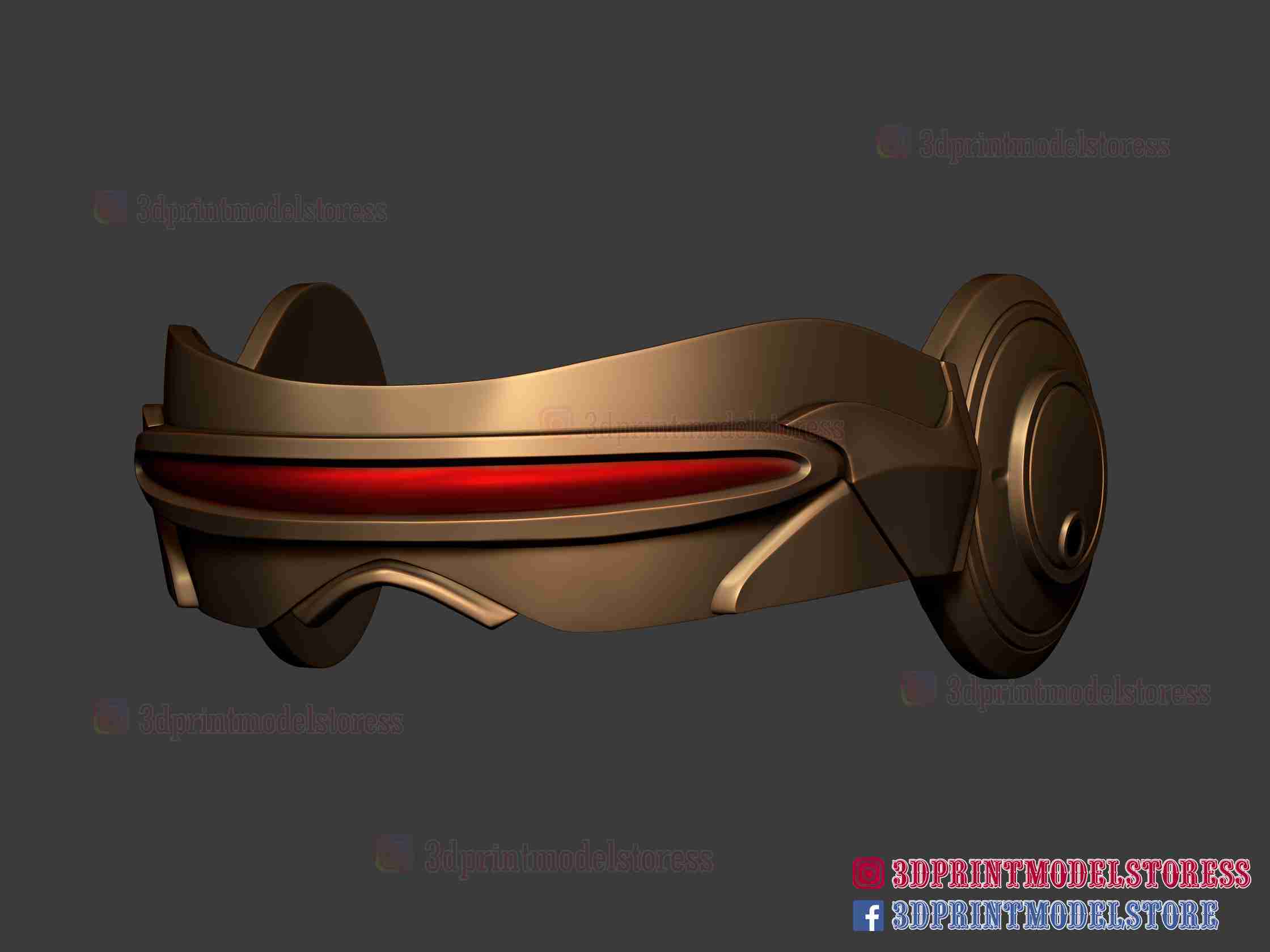 X-Men Cyclops Mask - Marvel Cosplay | 3D models download | Creality Cloud