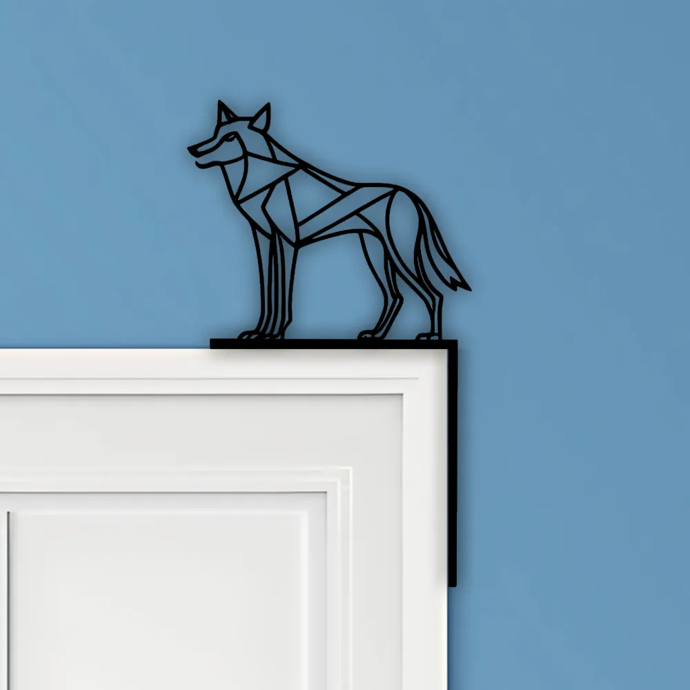 Home Decorations & Ornaments STL Download - Wolf Door Corner Decorby OALPO