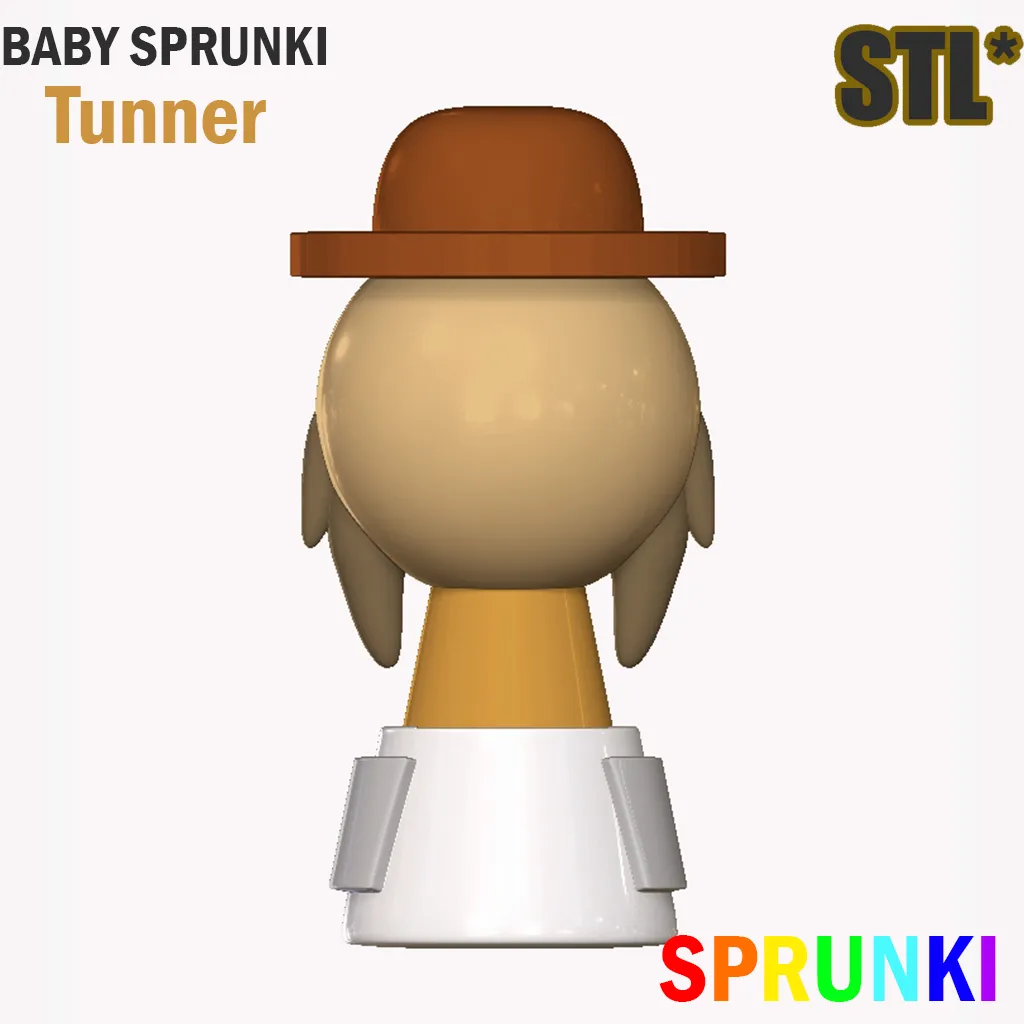 Characters & Creatures STL Download - STL Sprunki Incredibox Baby ...