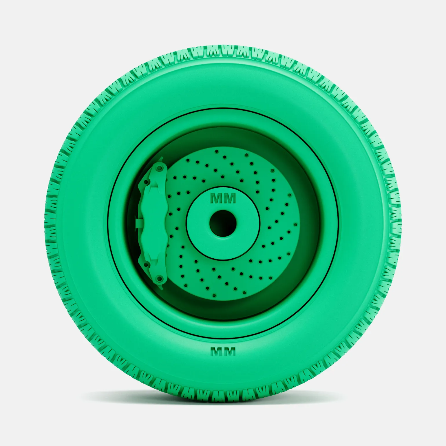 1/24 Scale, 15x7 Centerline Wheel, BFGoodrich Radial Tire | 3D models ...