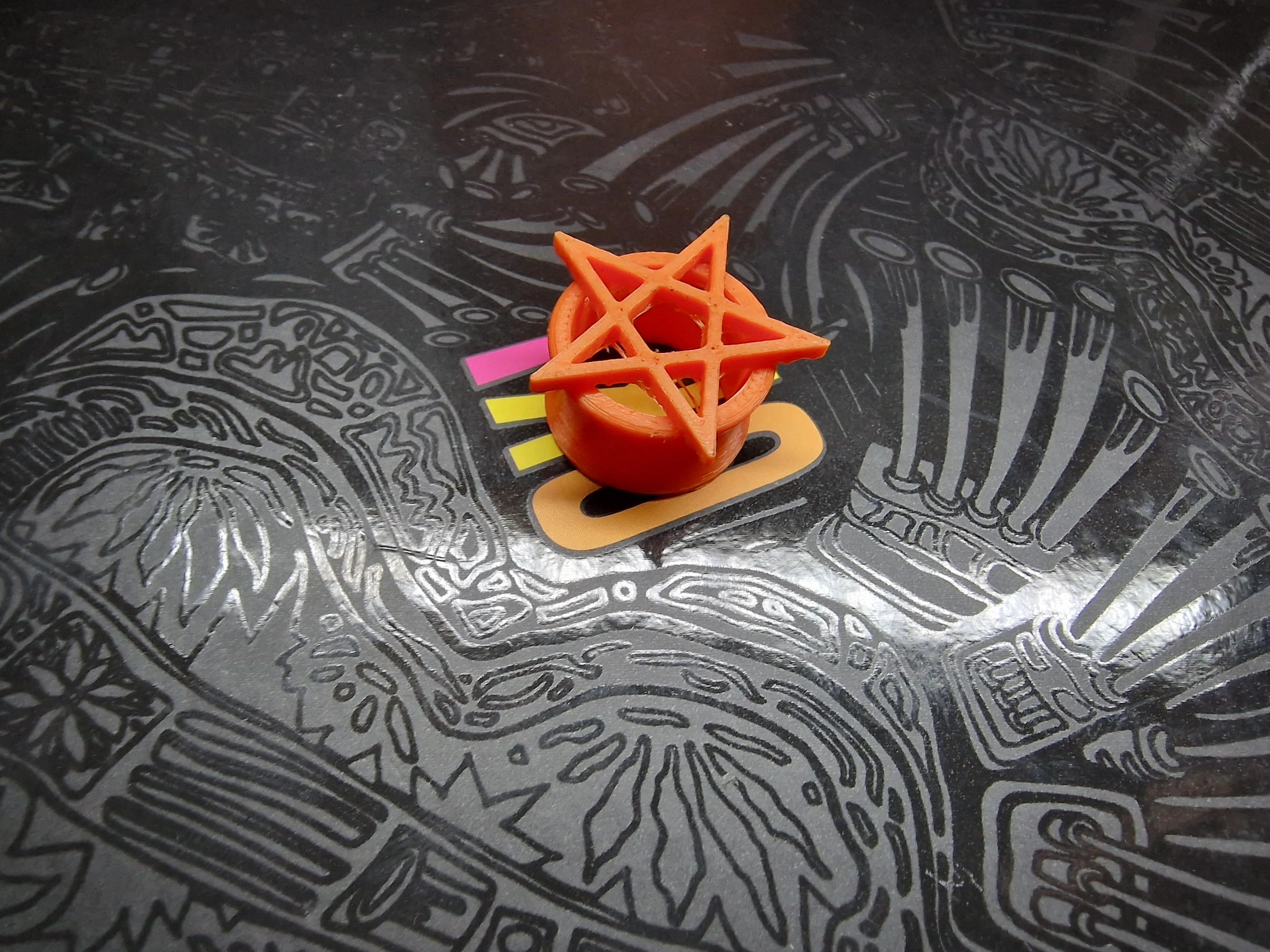 Free Personal Accessories STL Download - Ear plug with pentagramby ...