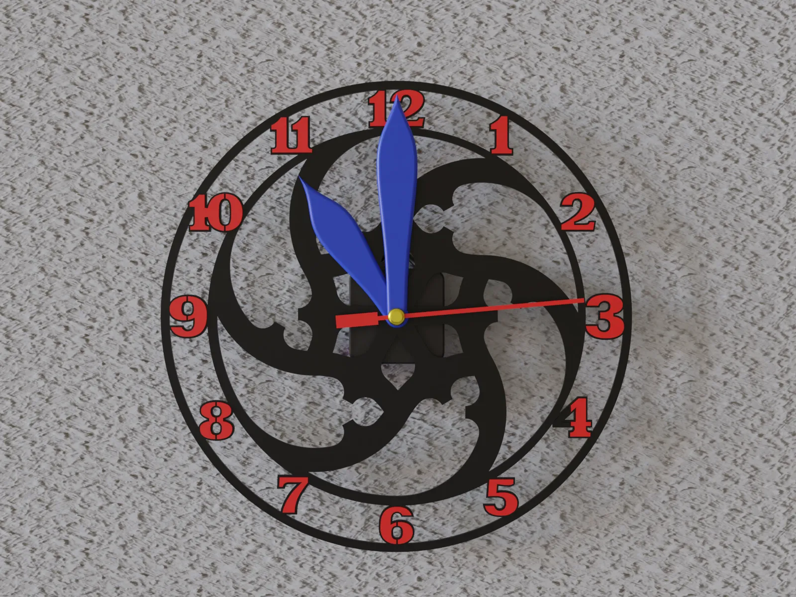 3D Printer Files | 3MF File | mandala design 8 wall Clock Round ...