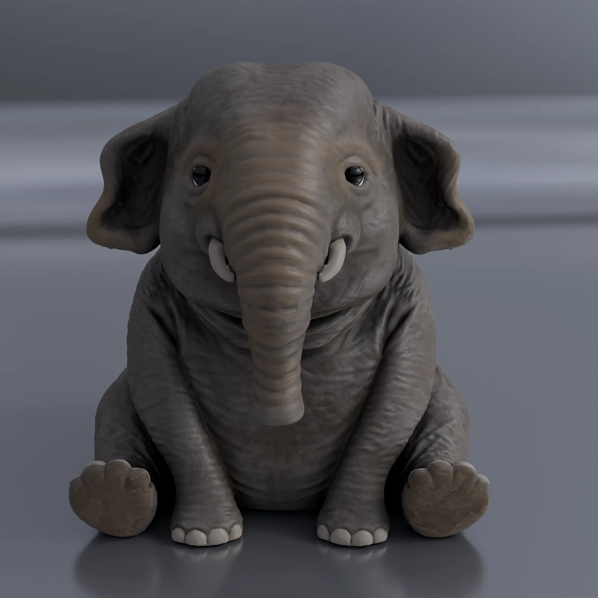 OVERWEIGHT ELEPHANT | 3D models download | Creality Cloud