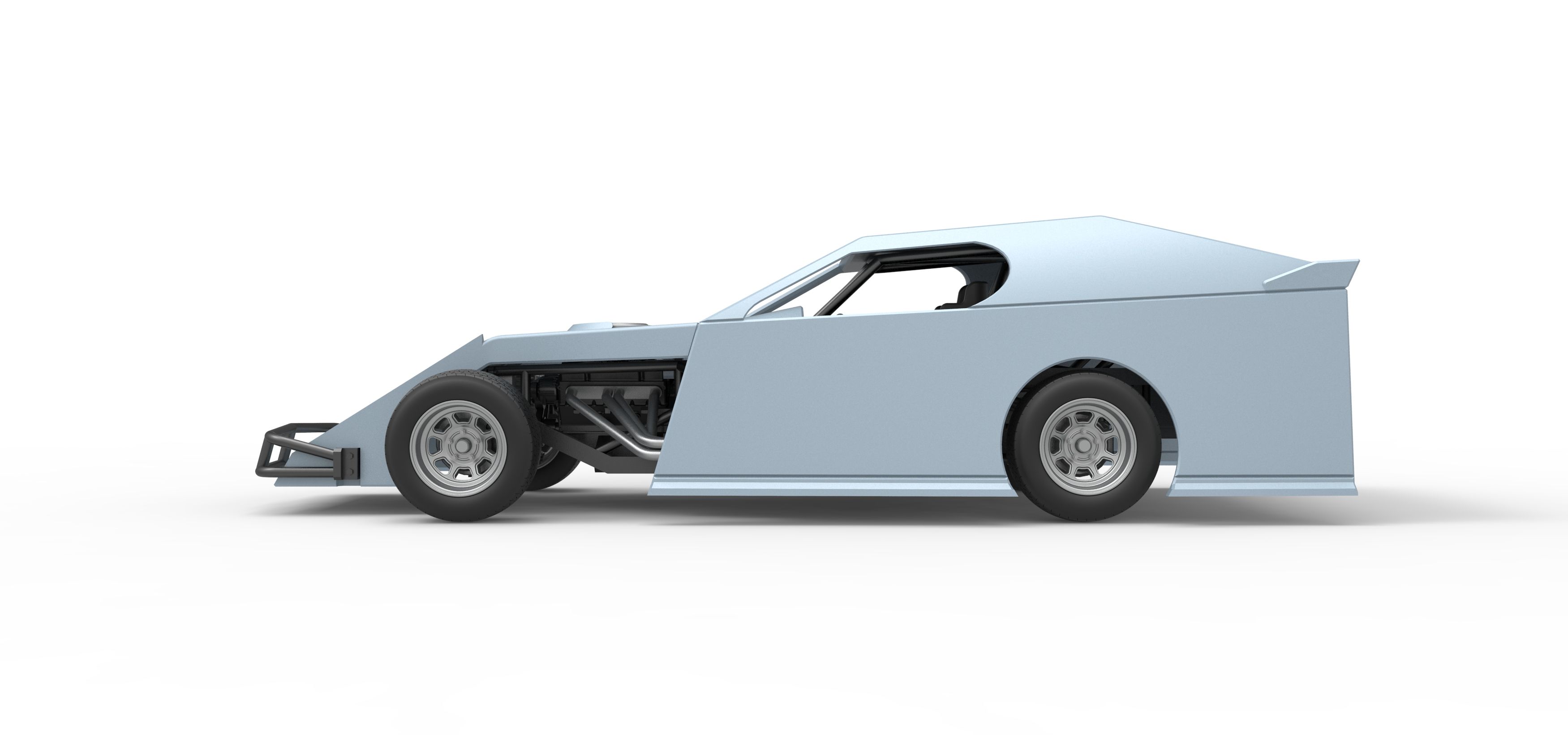 Dirt Modified stock car Scale 1:25 | 3D models download | Creality Cloud