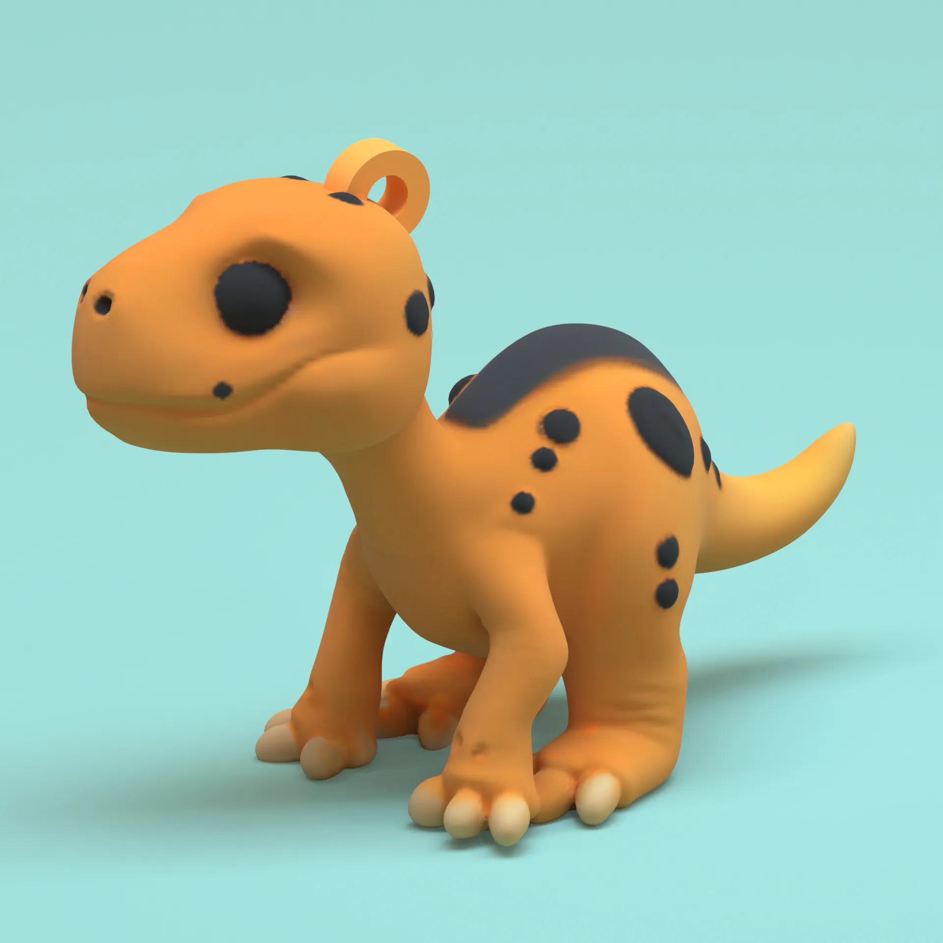 3D Printer Files | 3MF File | Cute dinosaur Keychain | Creality Cloud