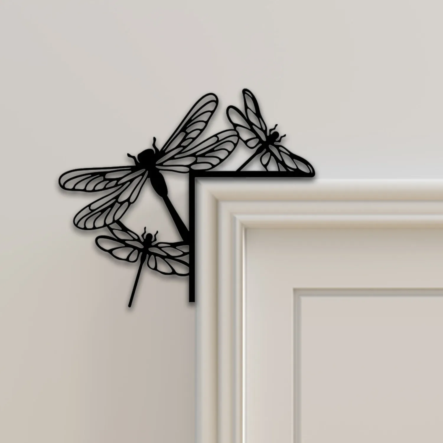 Home Decorations & Ornaments STL Download - Dragonfly Door Corner ...