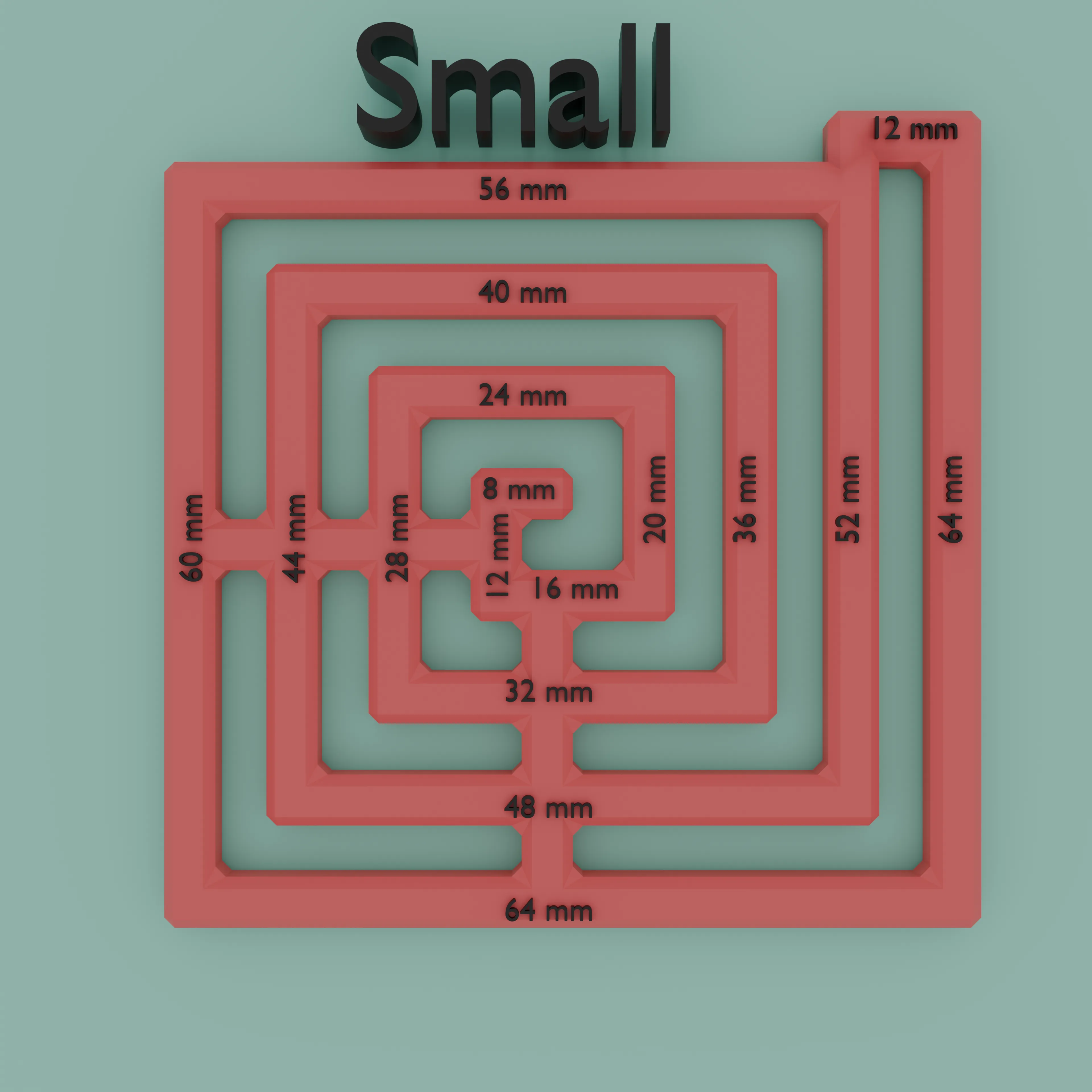 3D Printer Files | 3MF File | Calibration square | Creality Cloud