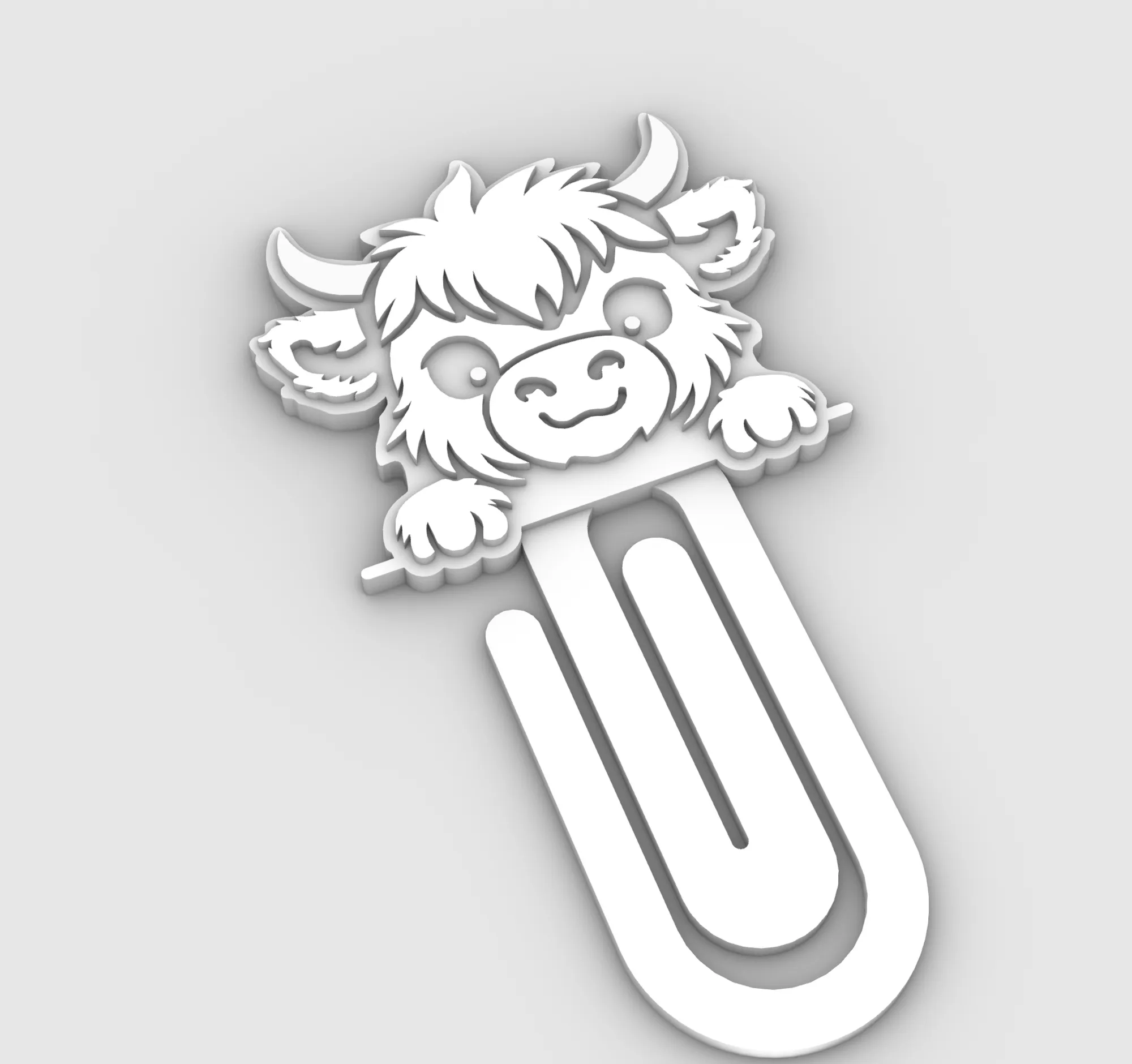 Stationery & Learning Tools STL Descarga - cute baby Highland cow ...