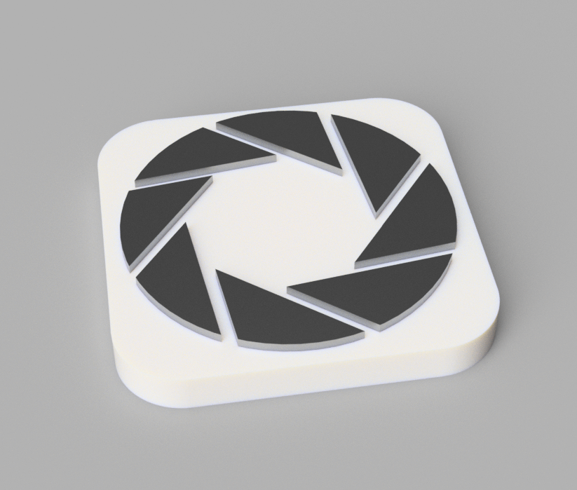 Aperture Fridge Magnet