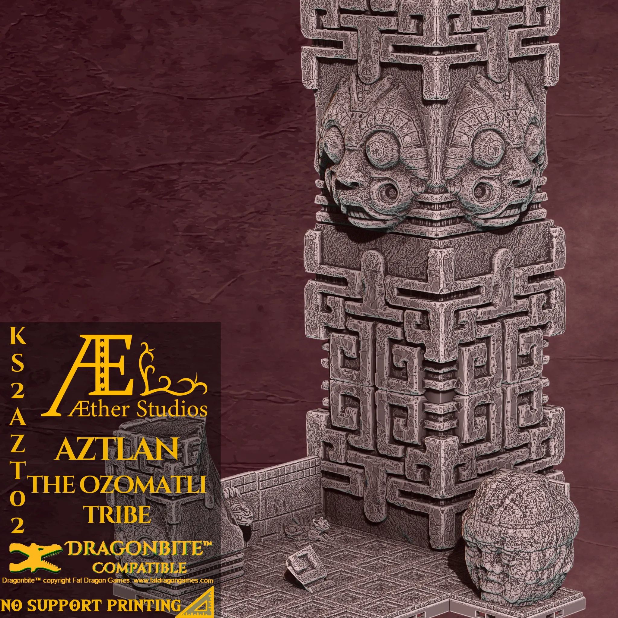 Miniature Games & Accessories STL Download - KS2AZT02 – Aztlan The ...