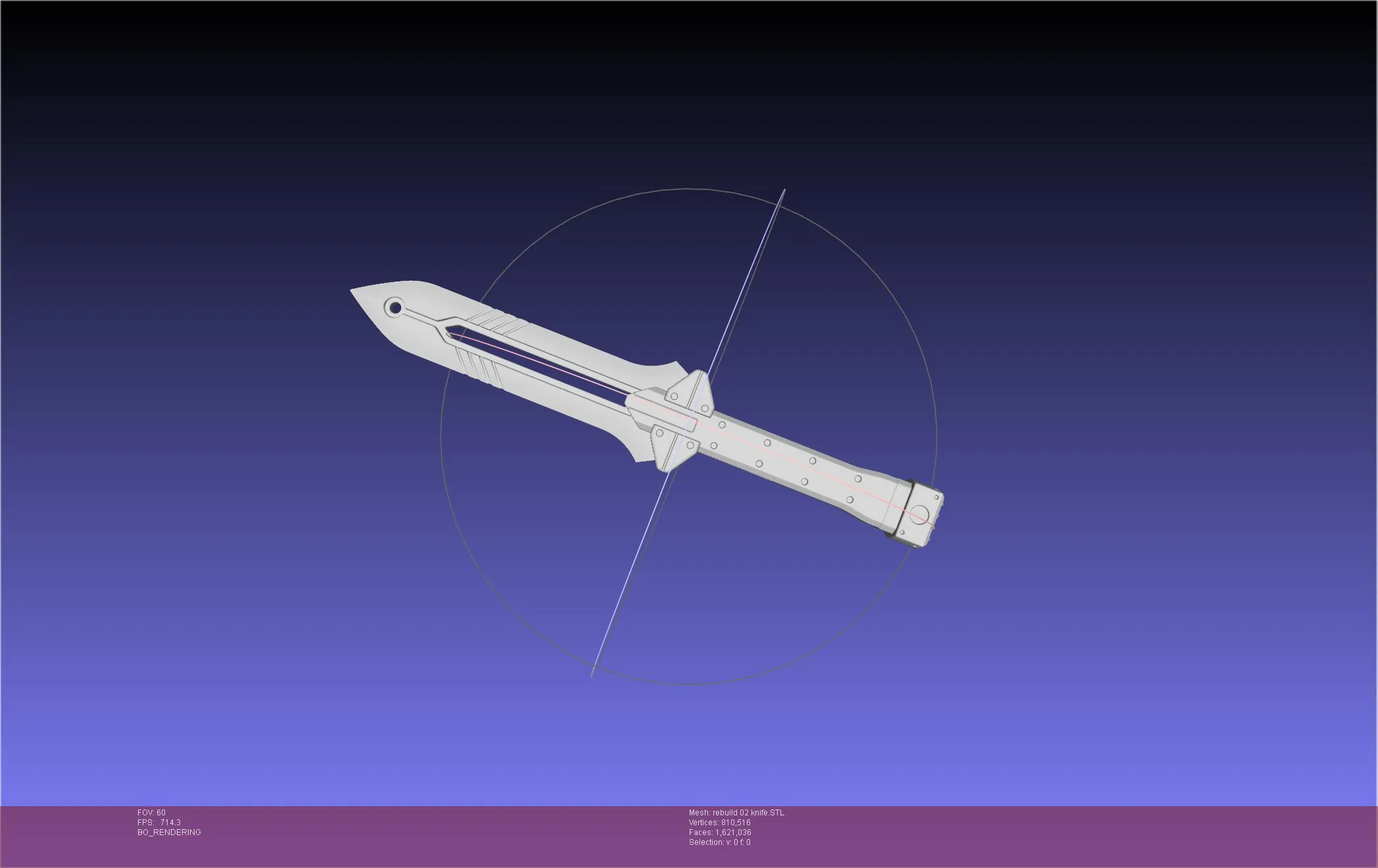 Cosplay STL Download - Evangelion Rebuild Unit 2 Prog Knifeby Julian Danzer