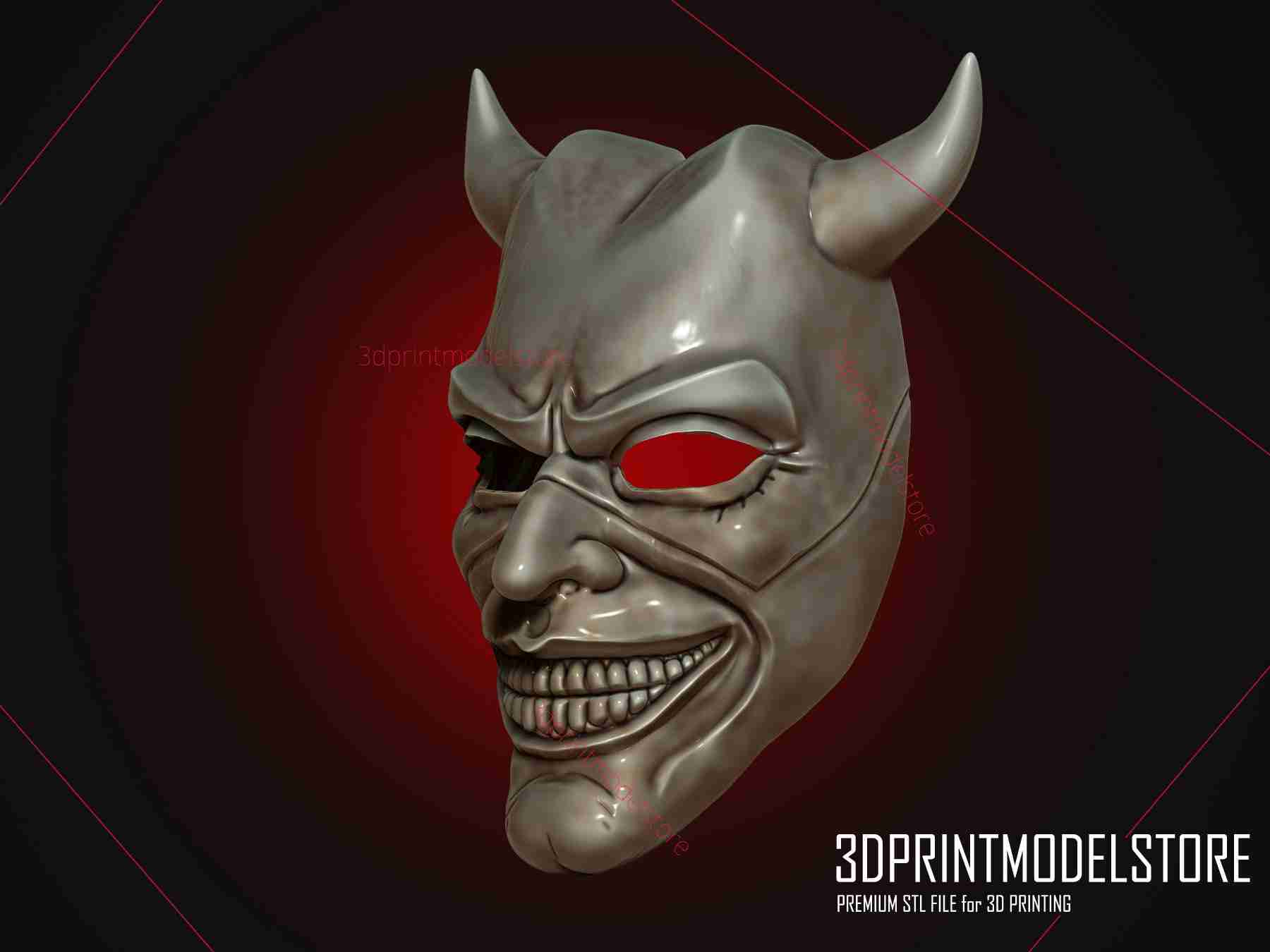 The Black Phone Hawke Mask Cosplay Halloween Costume | 3D models ...