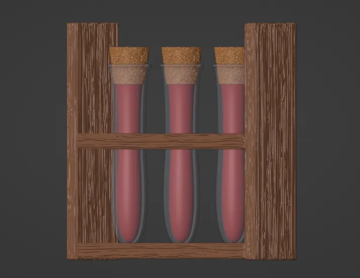 3D Printer Files | 3MF File | Vile Stand W/viles ( Full ) | Creality Cloud