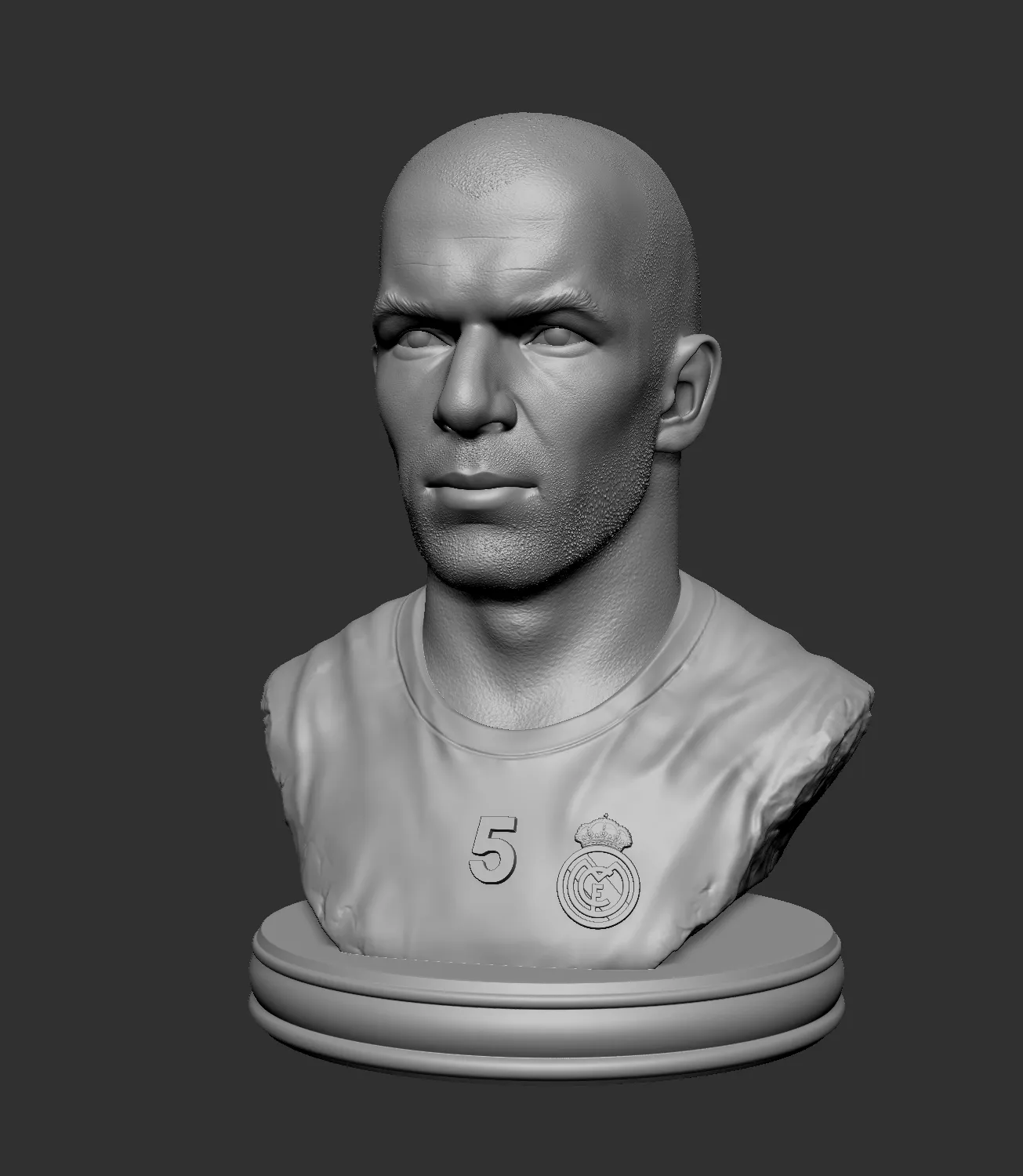 ZINEDINE ZIDANE | 3D models download | Creality Cloud