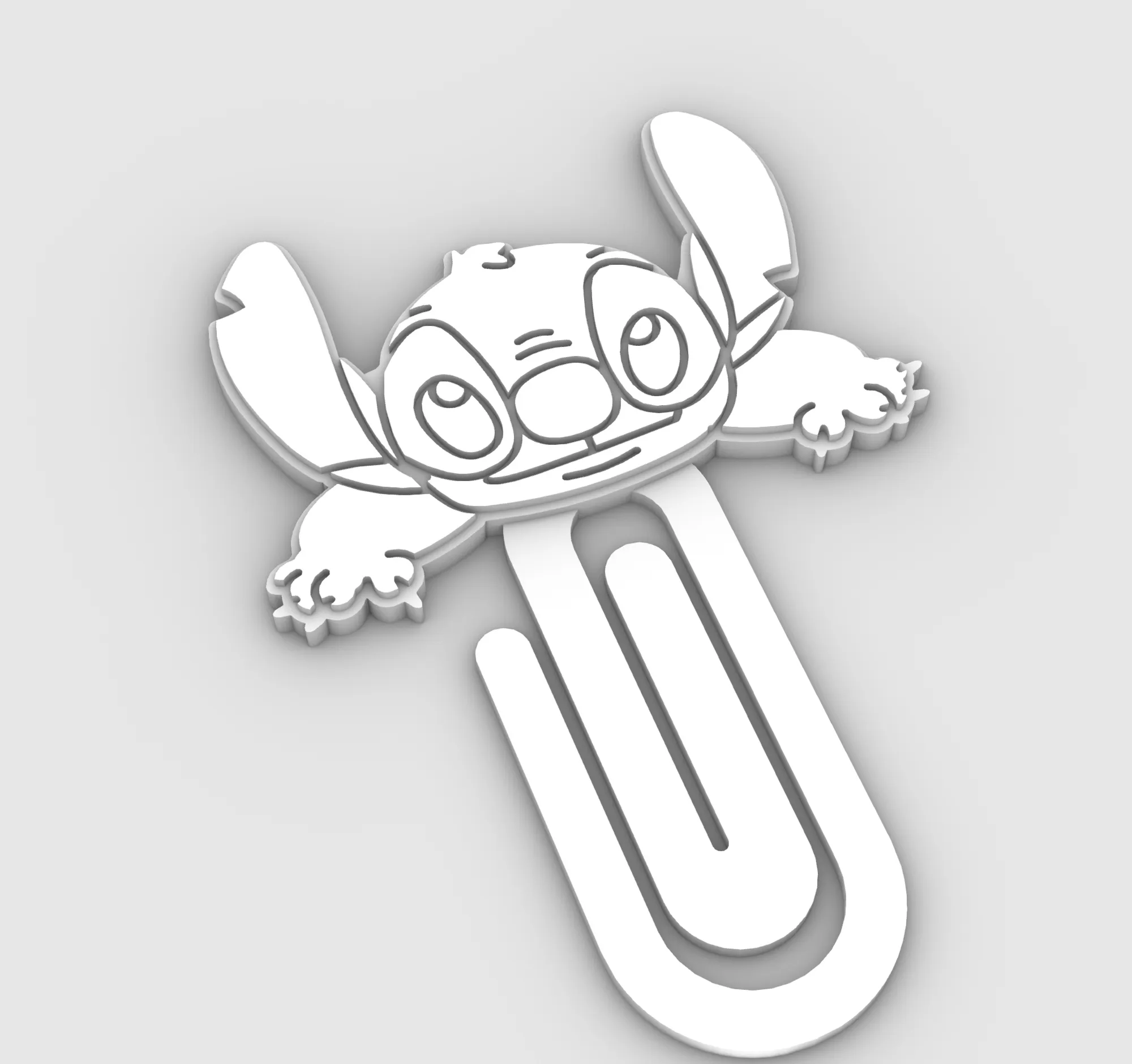 Stationery & Learning Tools STL Download - Stitch 1 - Paper clip ...