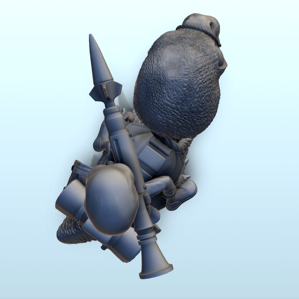 Alien with rocket mounted on two-legged animal (20) (+ pre-s | 3D ...