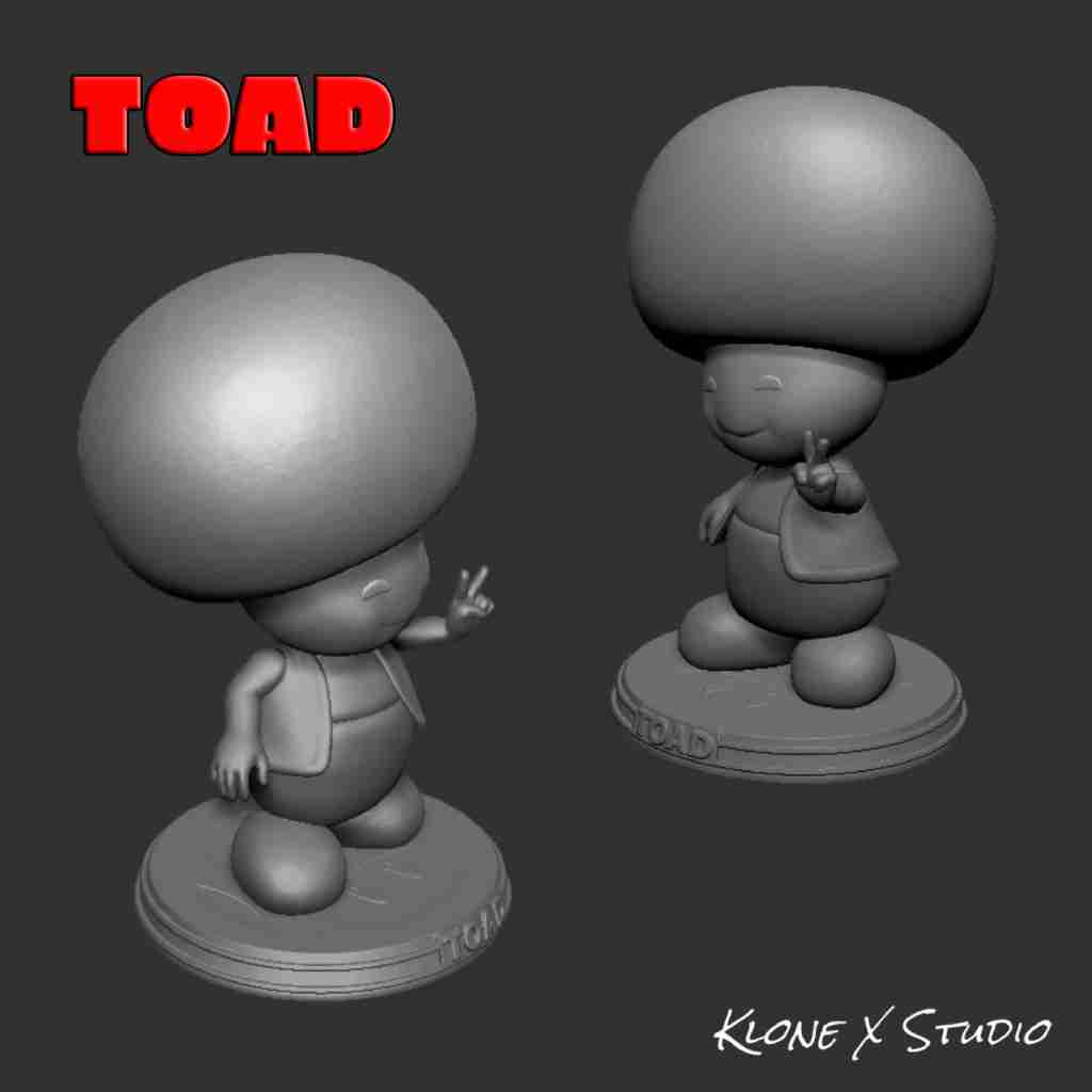 TOAD MARIO | 3D models download | Creality Cloud