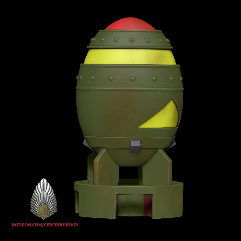 Lighting & Lamps STL Download - Fallout Fatman Lamp 3d digital ...