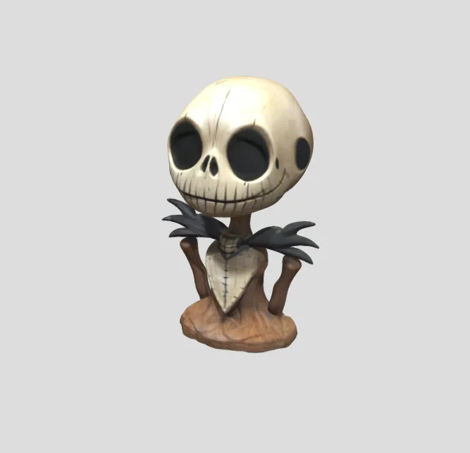 Characters & Creatures STL Download - Jake Skellington bustby neagww