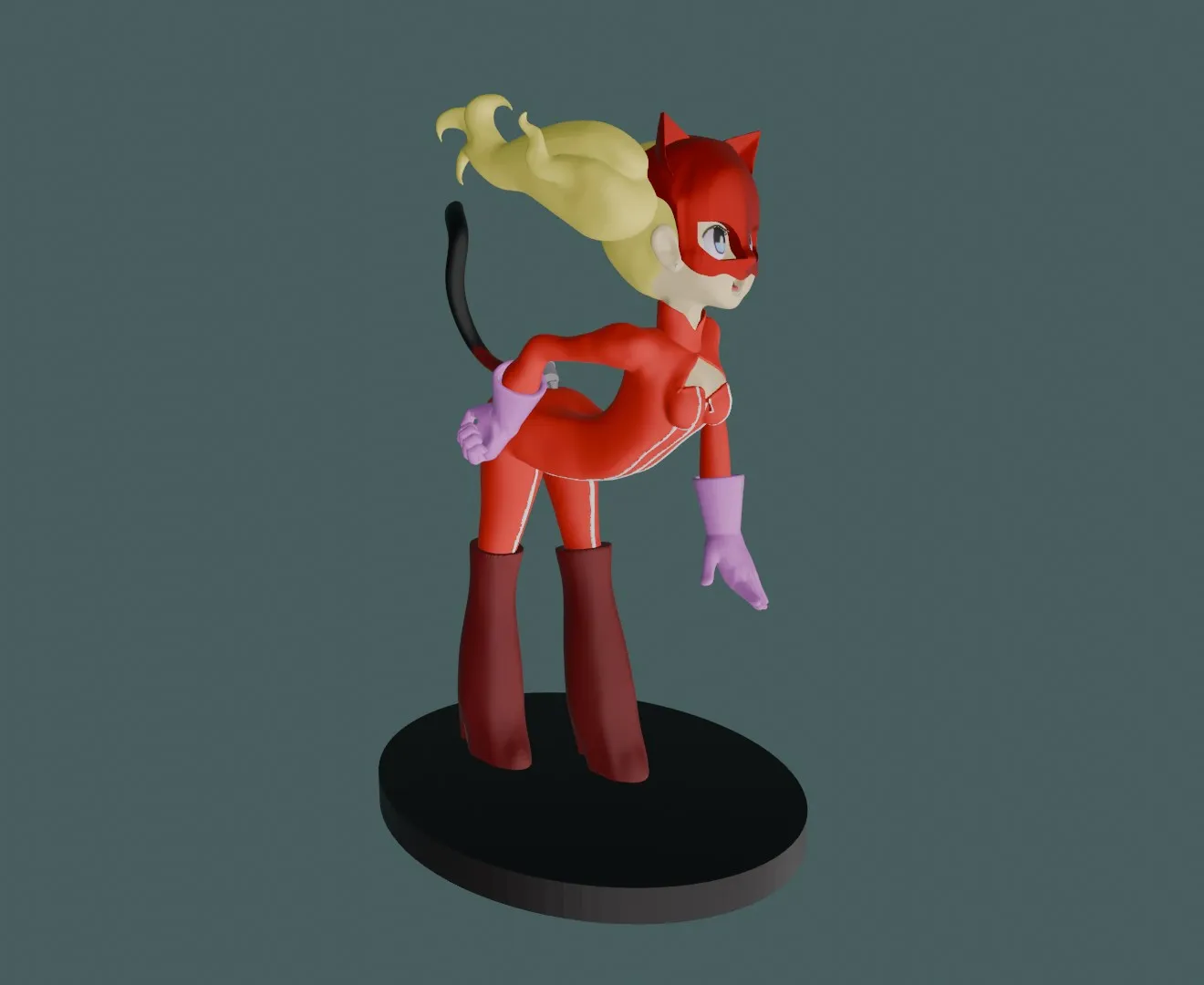 Ann Takamaki Persona 5 Tactica Panther | 3D models download | Creality ...