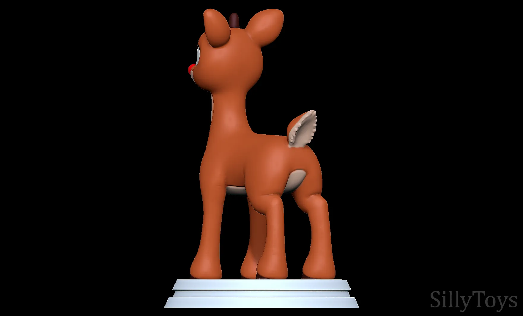 Other STL Download - Rudolph the Red-Nosed Reindeerby SillyToys