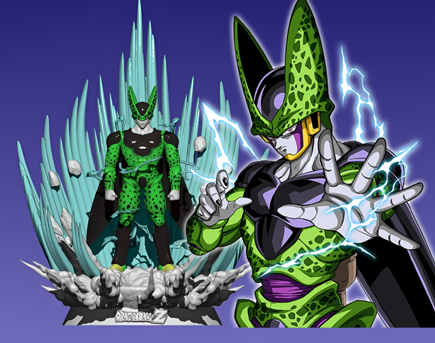 CELL - DRAGON BALL - 3D MODEL | 3D models download | Creality Cloud