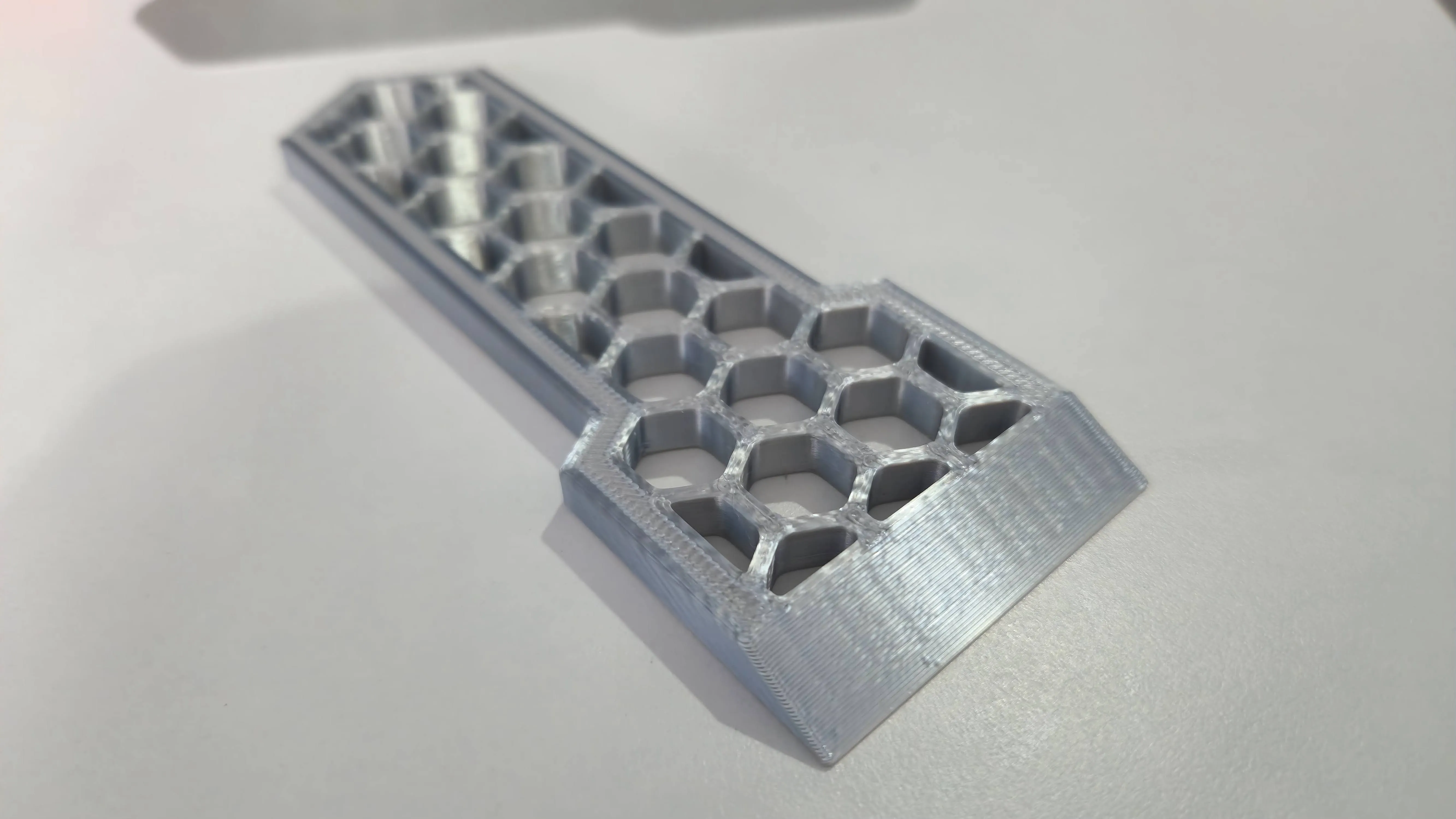 Printed in Silver, peeled off nicely by hand. Even better now that i have a scraper. | Creality ...