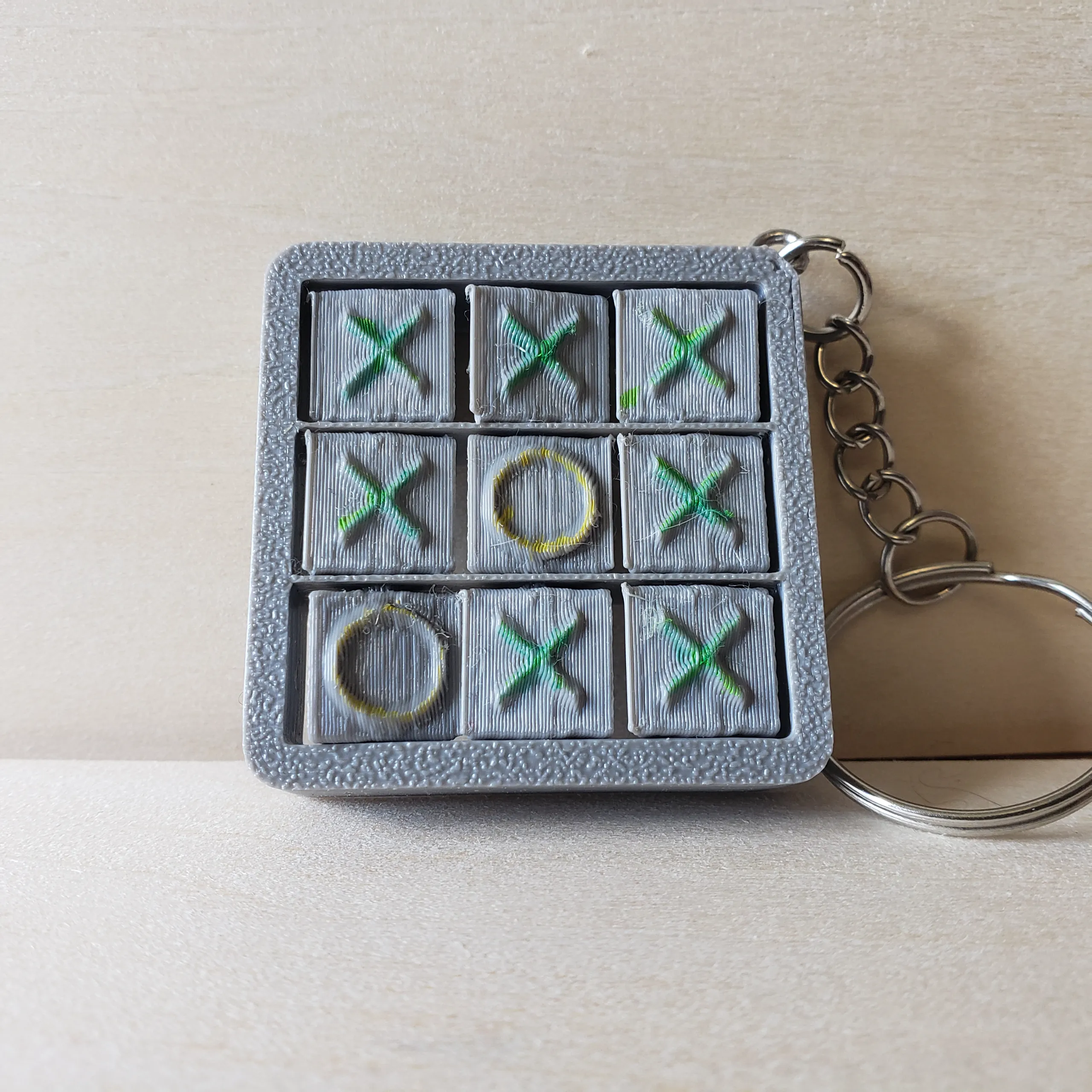 3D Printer Files | 3MF File | Porte-clé jeu morpion - Tic-tac-toe game ...