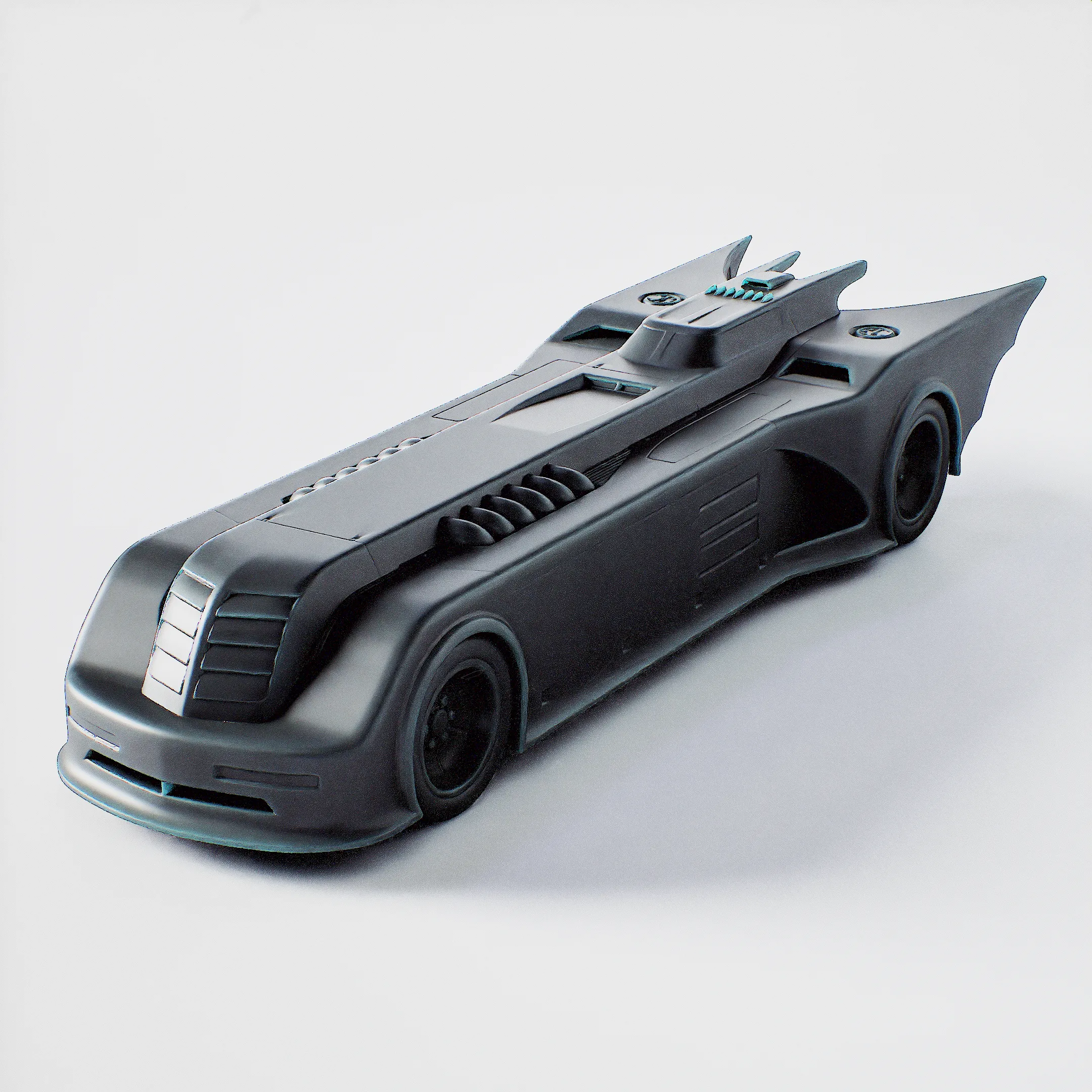 Vehicles & Machinery STL Download - Batmobile animated series - FanArt ...