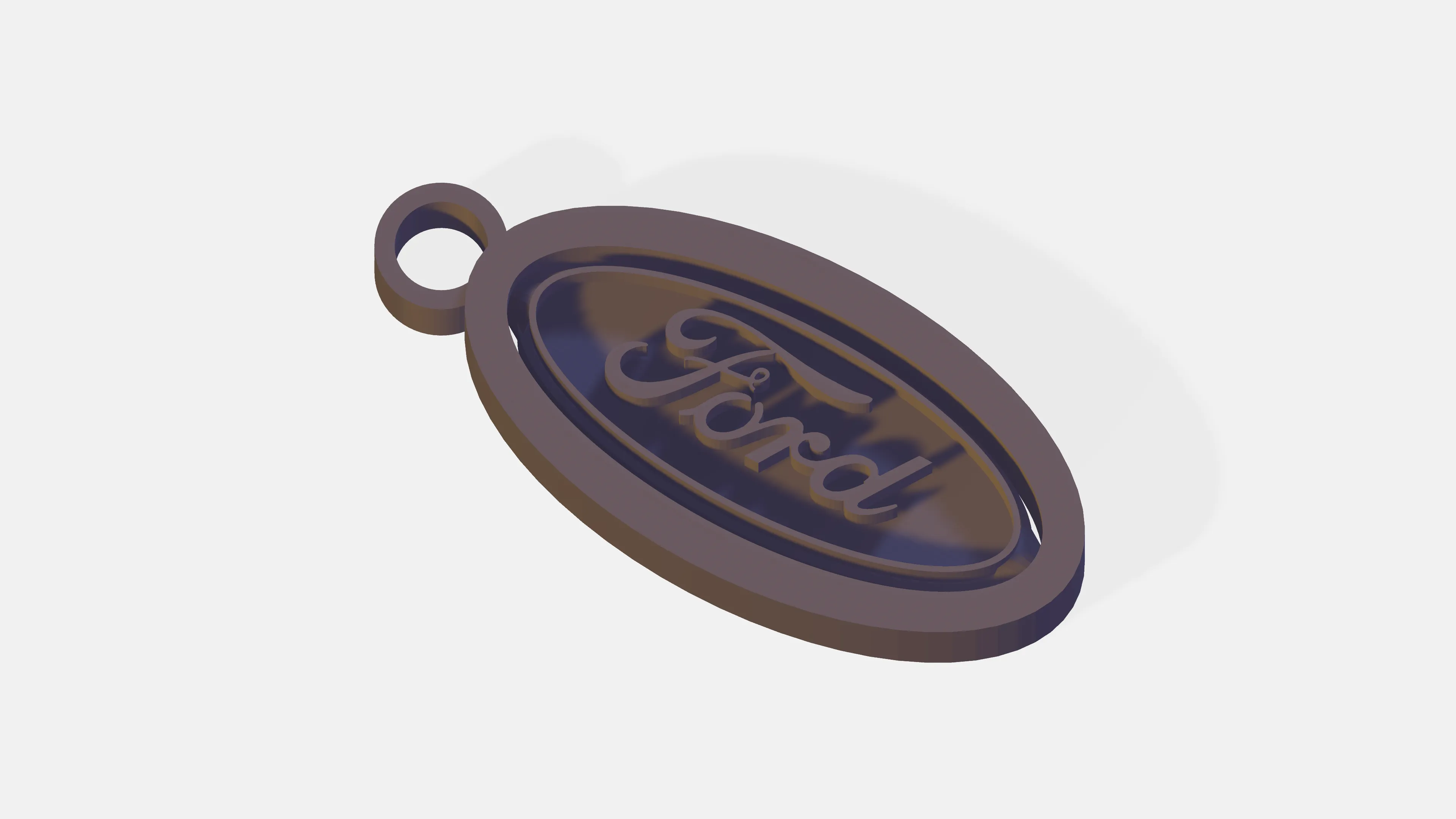Personal Accessories STL Download - ford keychainby 3D-ATAY