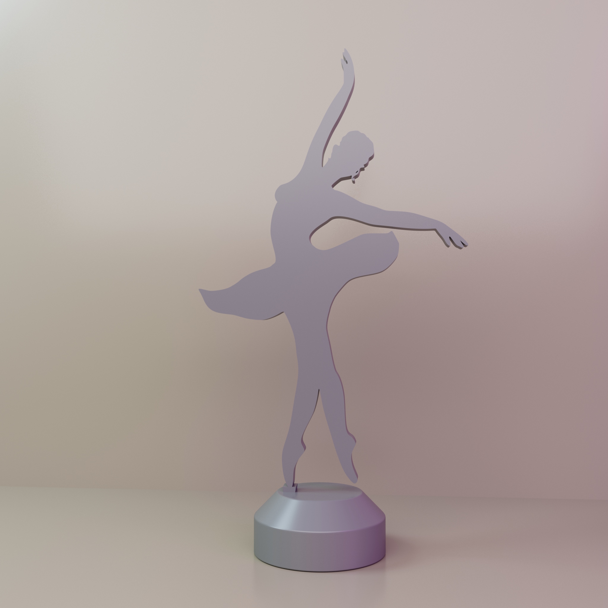 BALLERINA DANCER DESK DECORATION3 | 3D models download | Creality Cloud