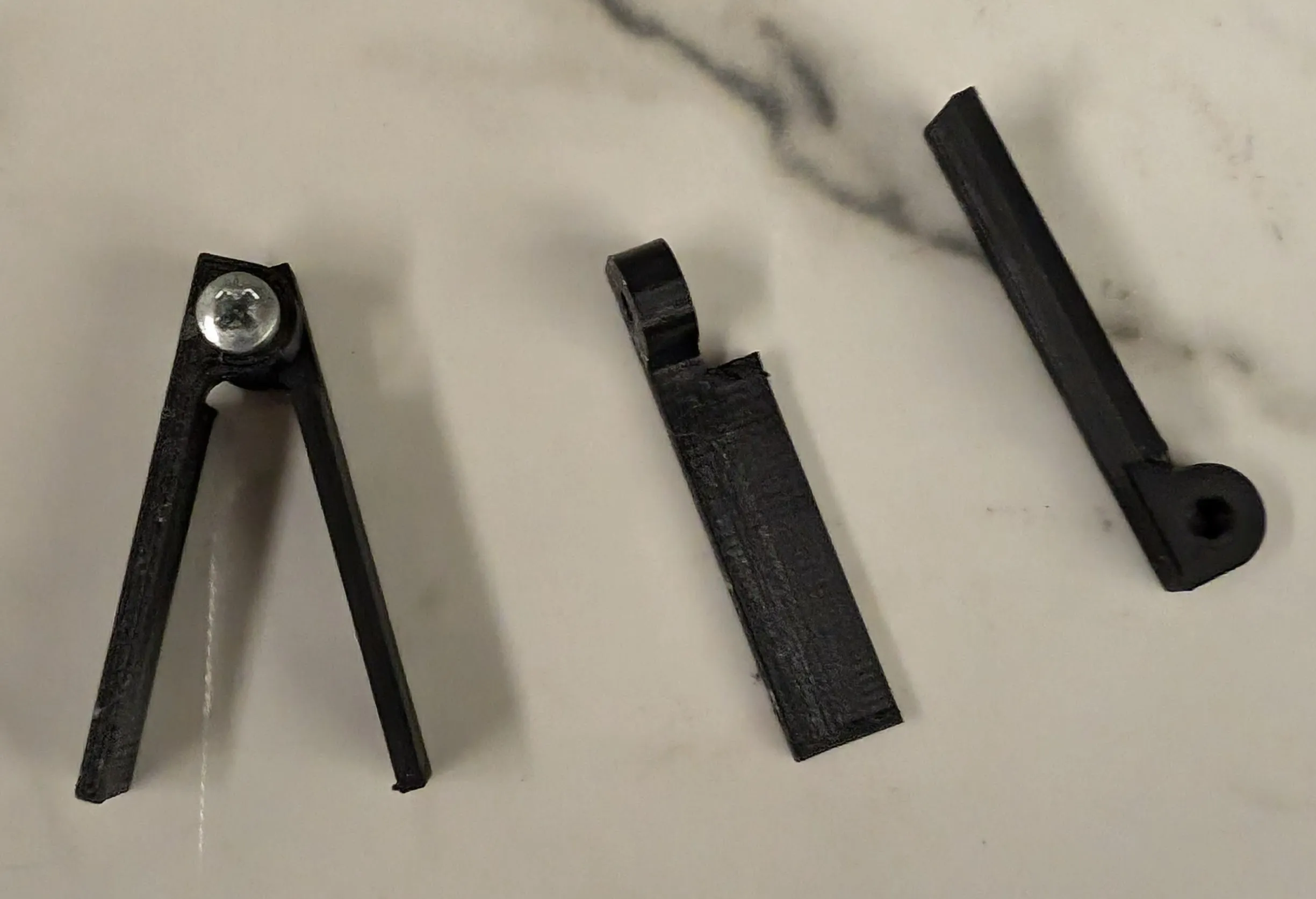 3D Printer Files | 3MF File | small hinge - 8mm x 30mm with m3 or 1/8 ...