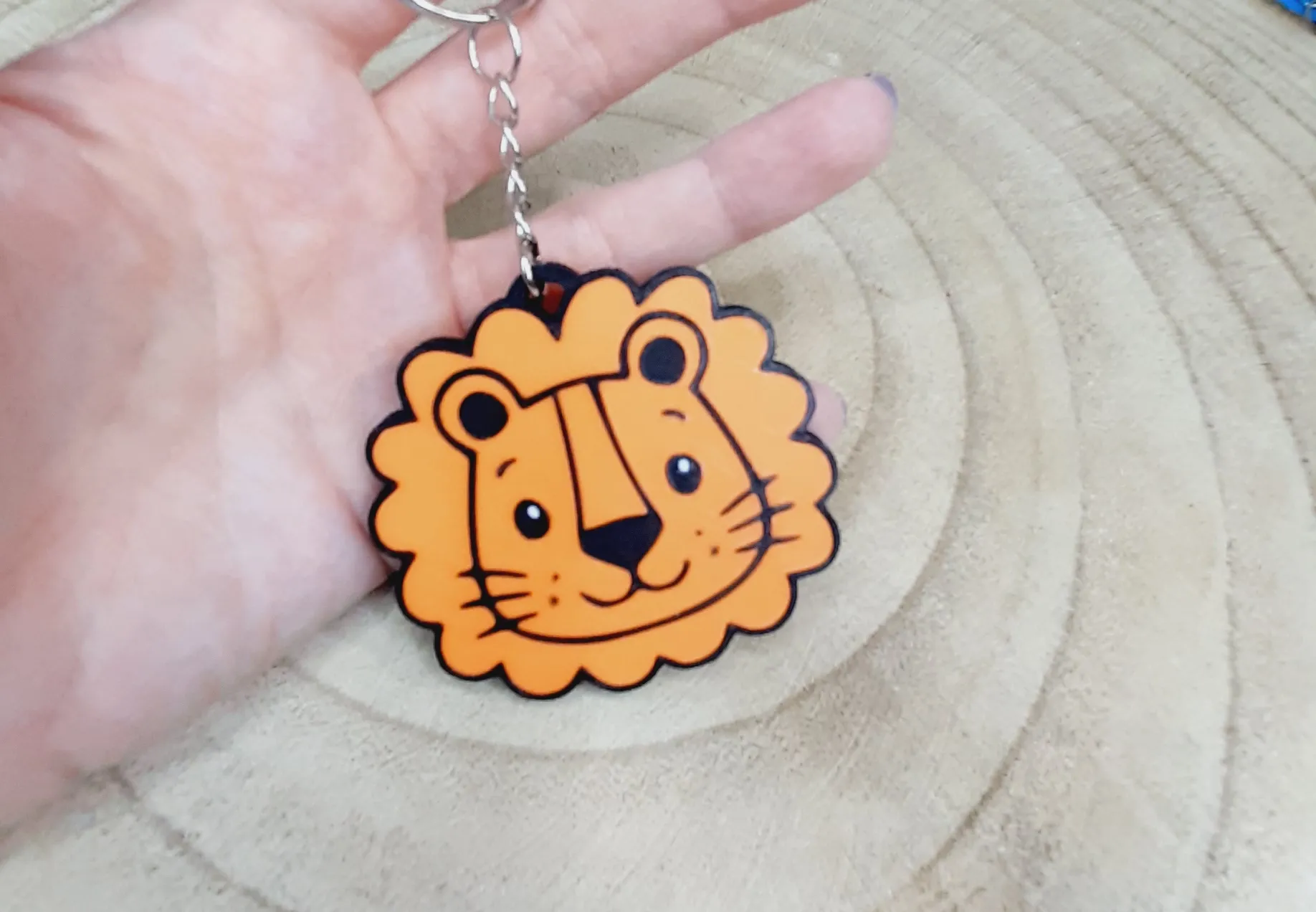 Jewelry & Accessories STL Download - LLAVERO LEON / LION KEYCHAINby ...