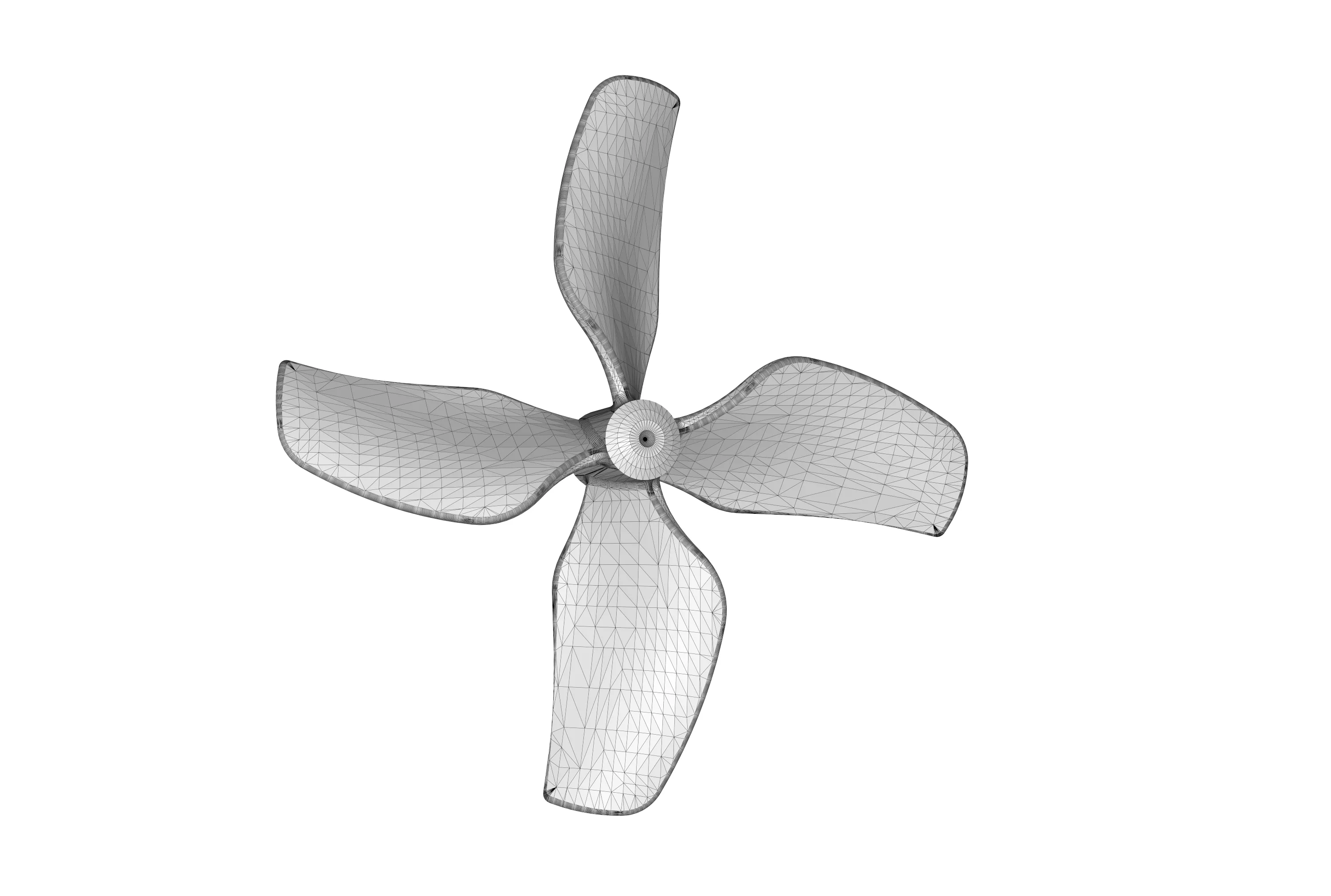 Drones & Aircraft STL Download - RC drone propeller - 4 bladesby ...