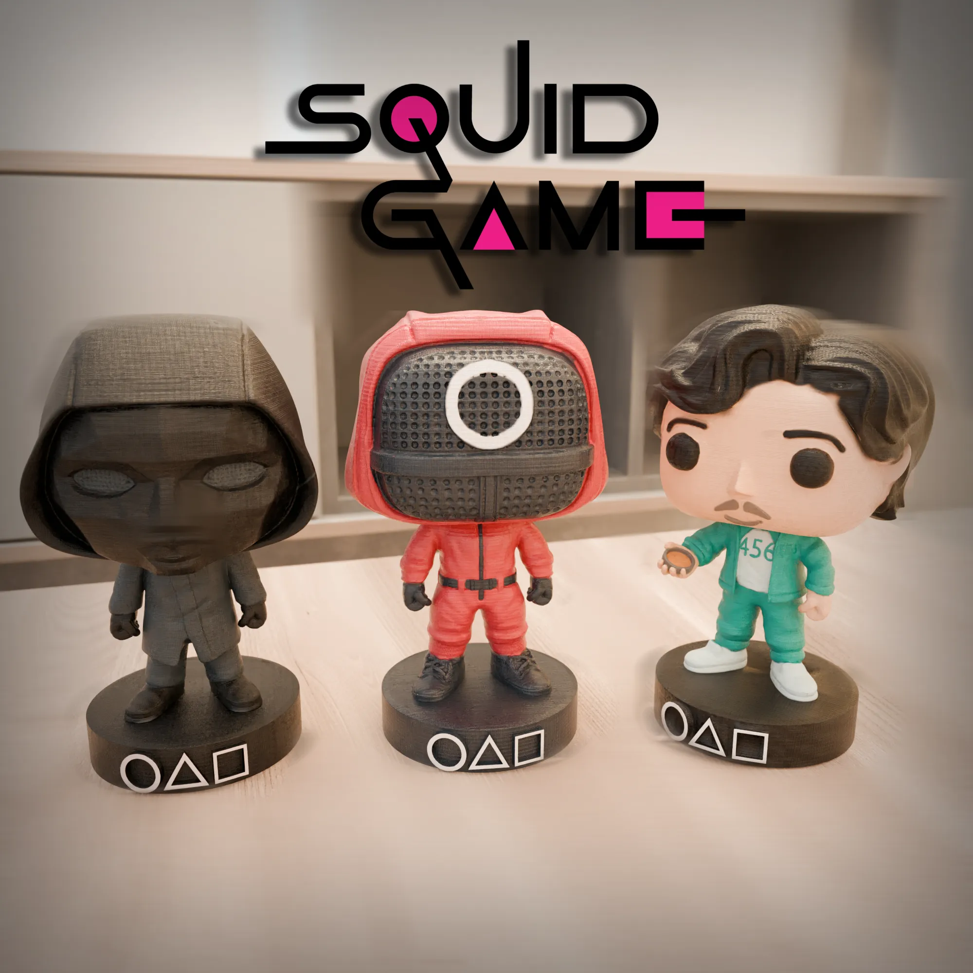 Sculptures & Artworks STL Download - Squid Game Pack 3 Funko Popby ...