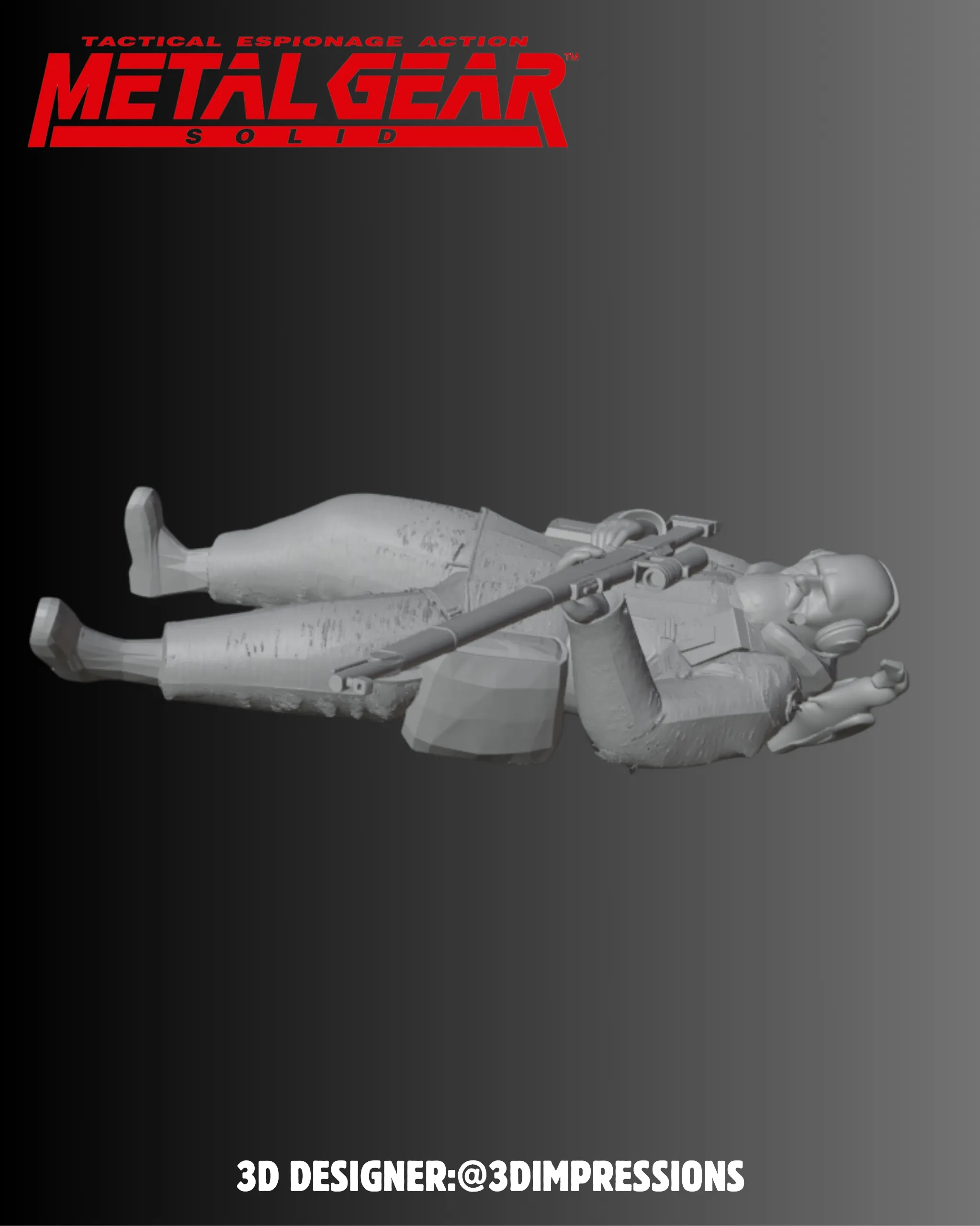 Characters & Creatures STL Download - The End Metal Gear Solid (Diseño ...