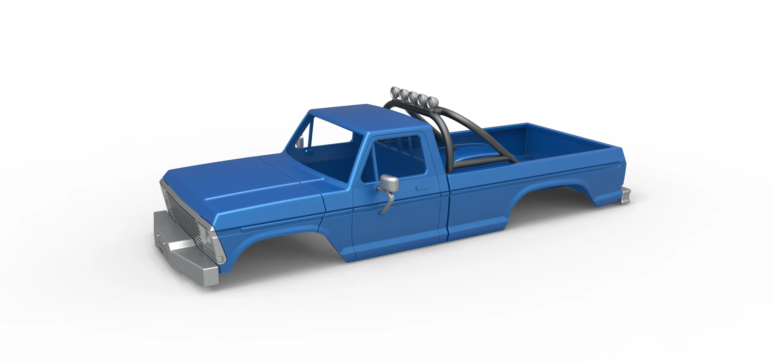 Vehicles & Machinery STL Download - Shell of Vintage Monster Truck ...