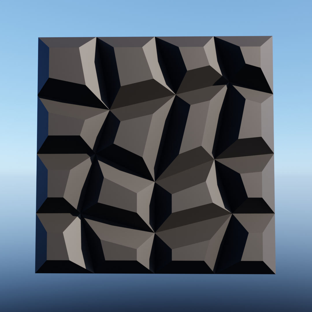 3d wall panel chaos | 3D models download | Creality Cloud