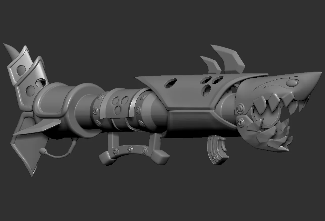 Cosplay STL Download - Jinx Fishbones BAZOOKA - REAL SIZE COSPLAYby ...