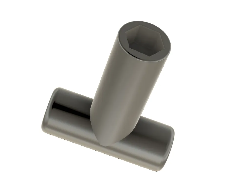 Tools & Spare Parts STL Download - 10mm T handle (small)by 3dfab