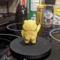 Hello, here is my print of Funny Frog Middle Finger Figurine by IK3D ...