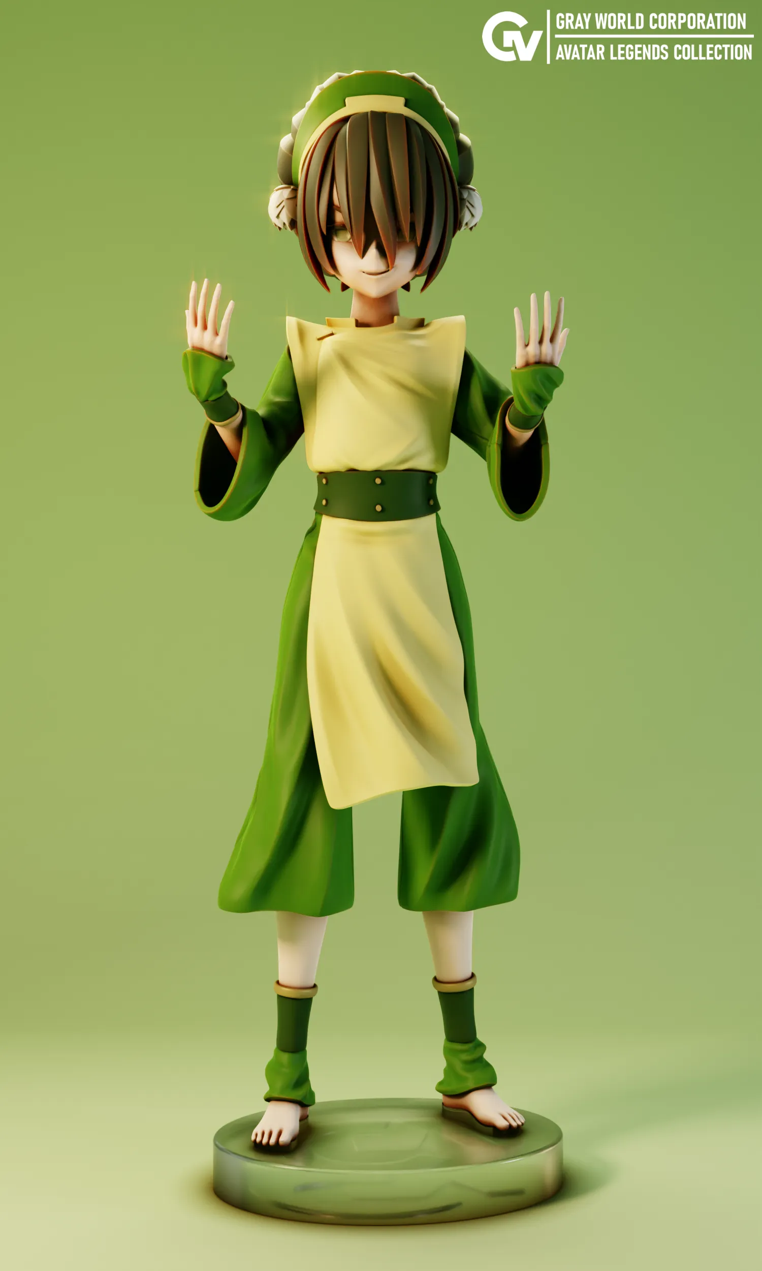Characters & Creatures STL Download - Toph Beifong | Avatar: The Last ...