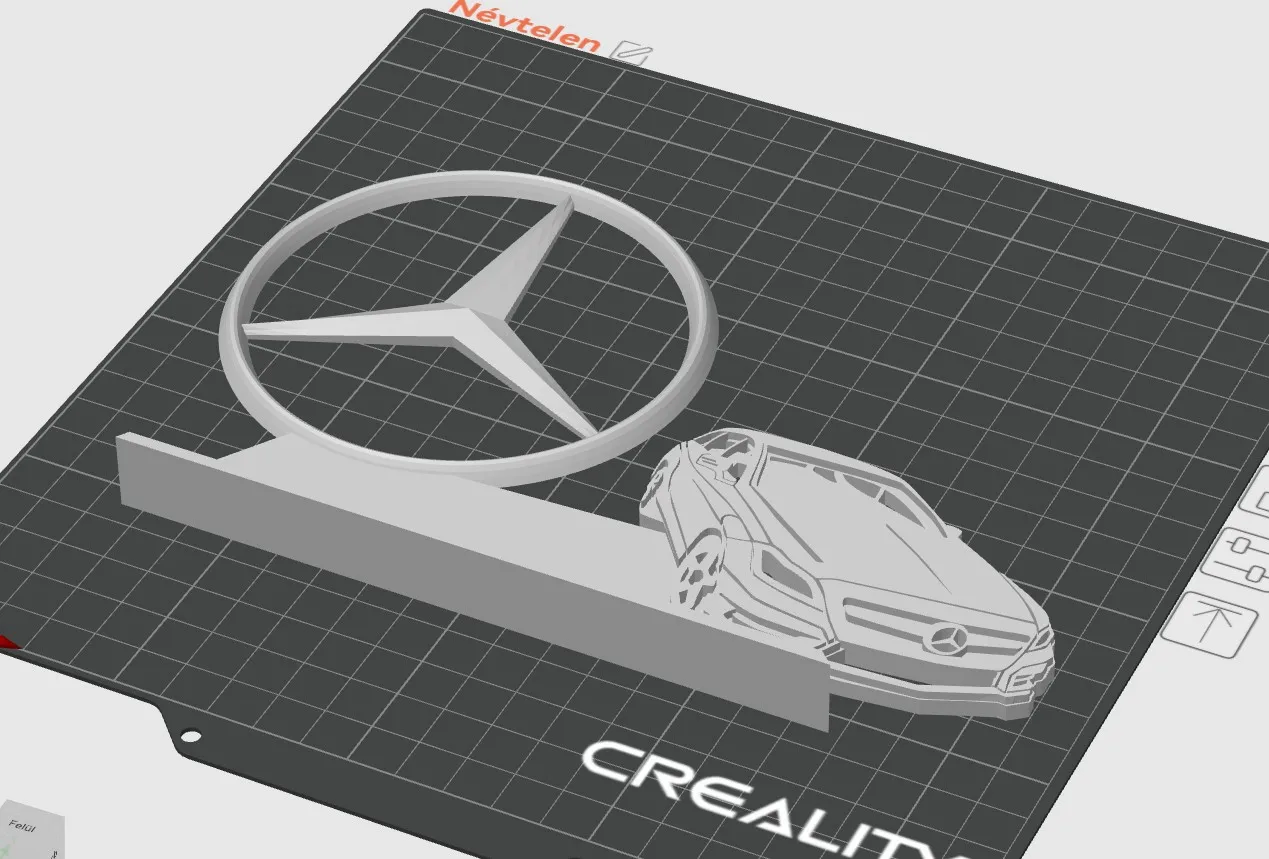 3D Printer Files | 3MF File | Mercedes logo | Creality Cloud
