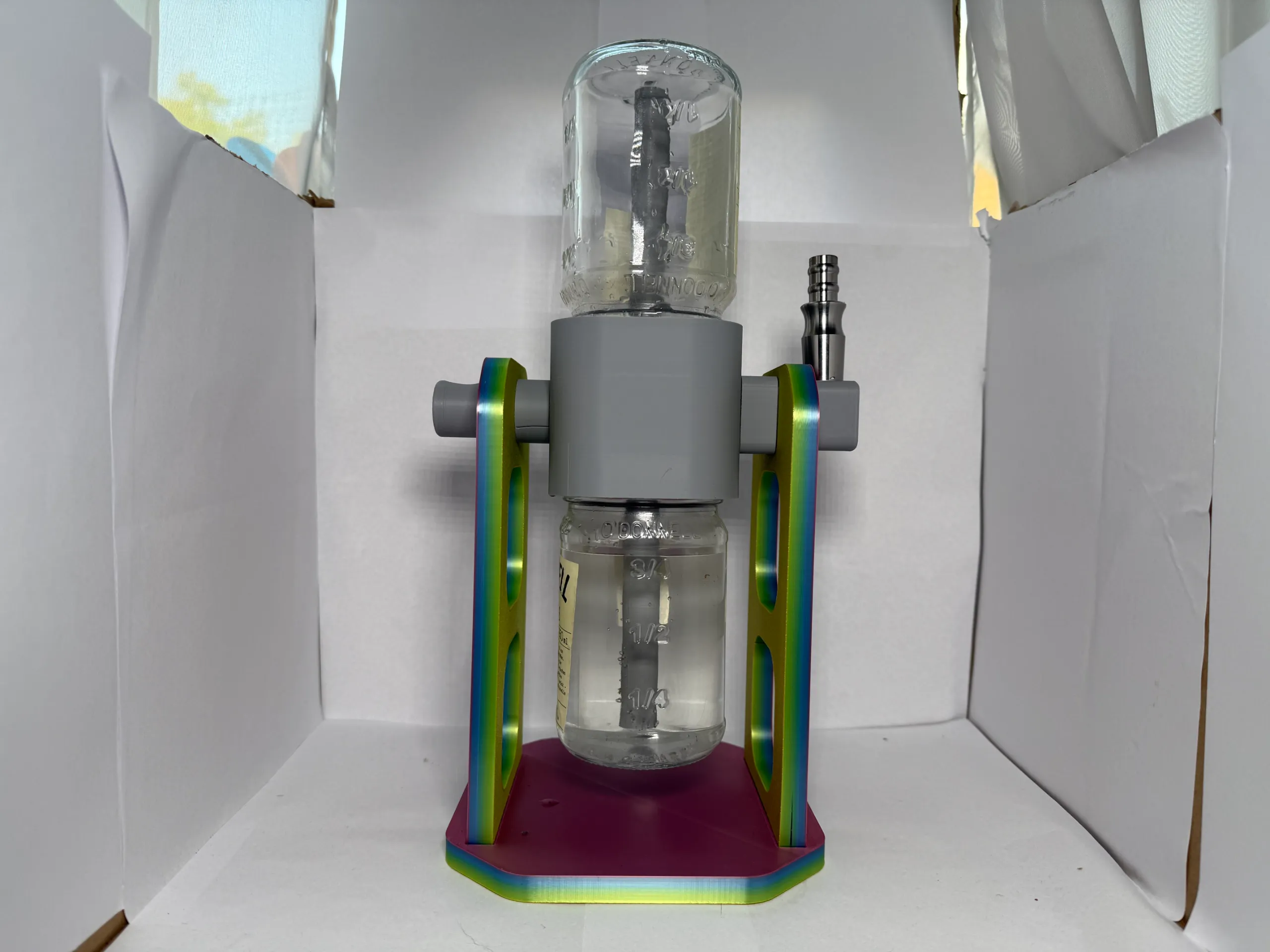 3D Printer Files | 3MF File | Free Gravity Bong/ Hookah – Mason Jar ...