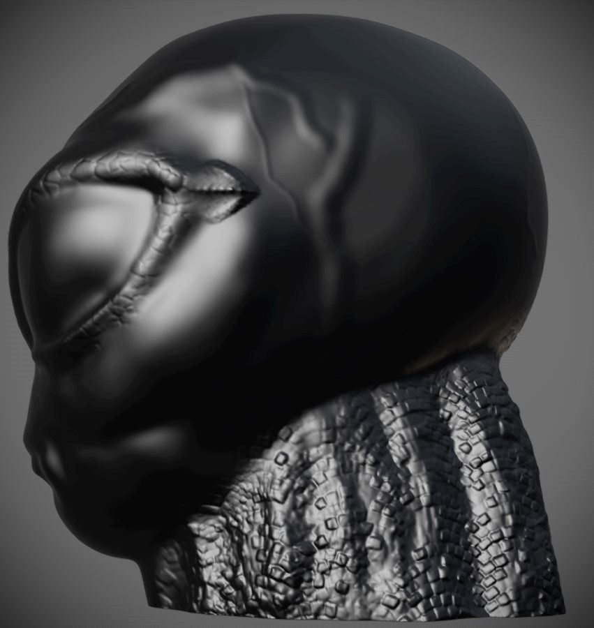 Alien head Halloween decoration | 3D models download | Creality Cloud